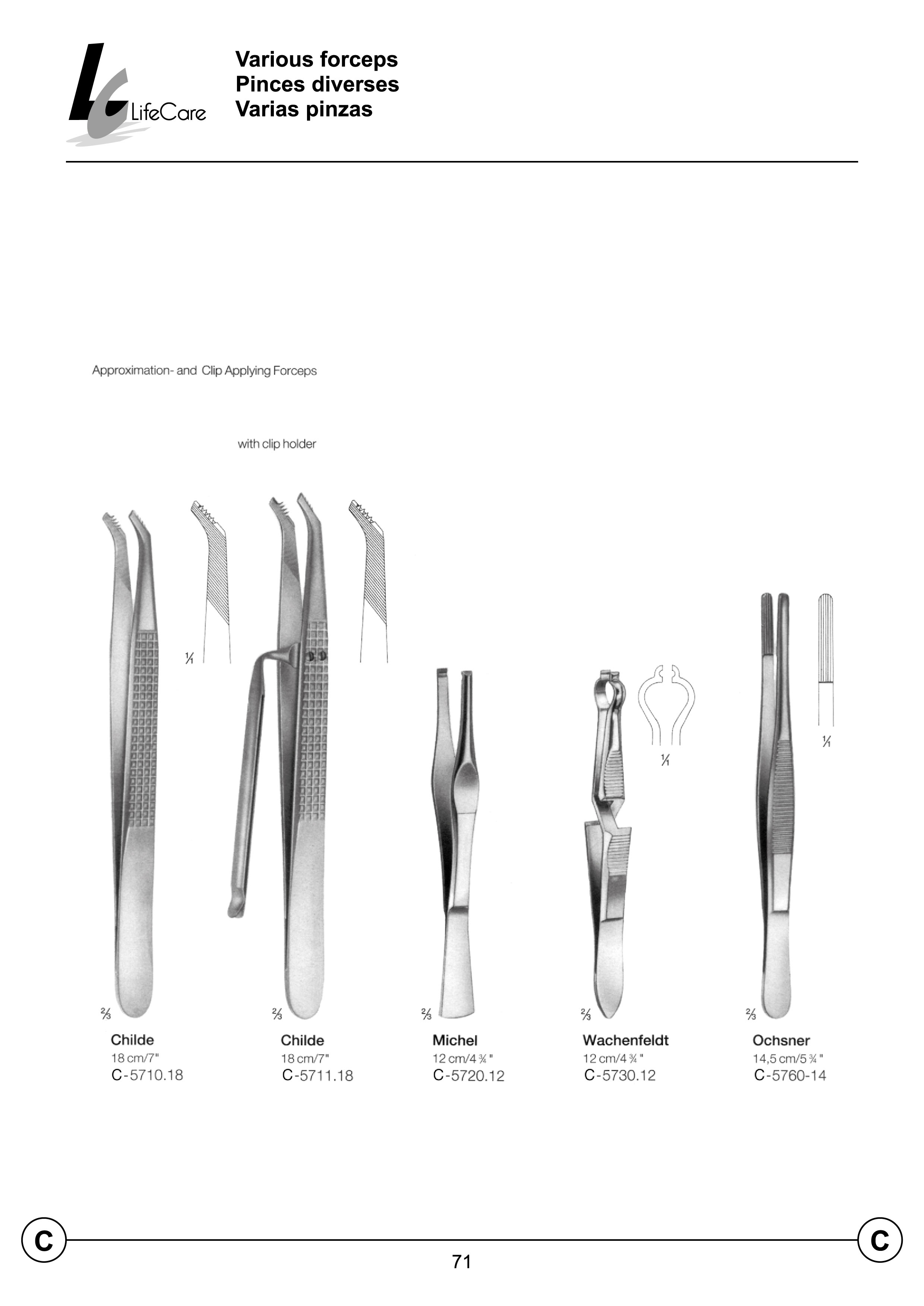 LifeCare | General surgical instruments