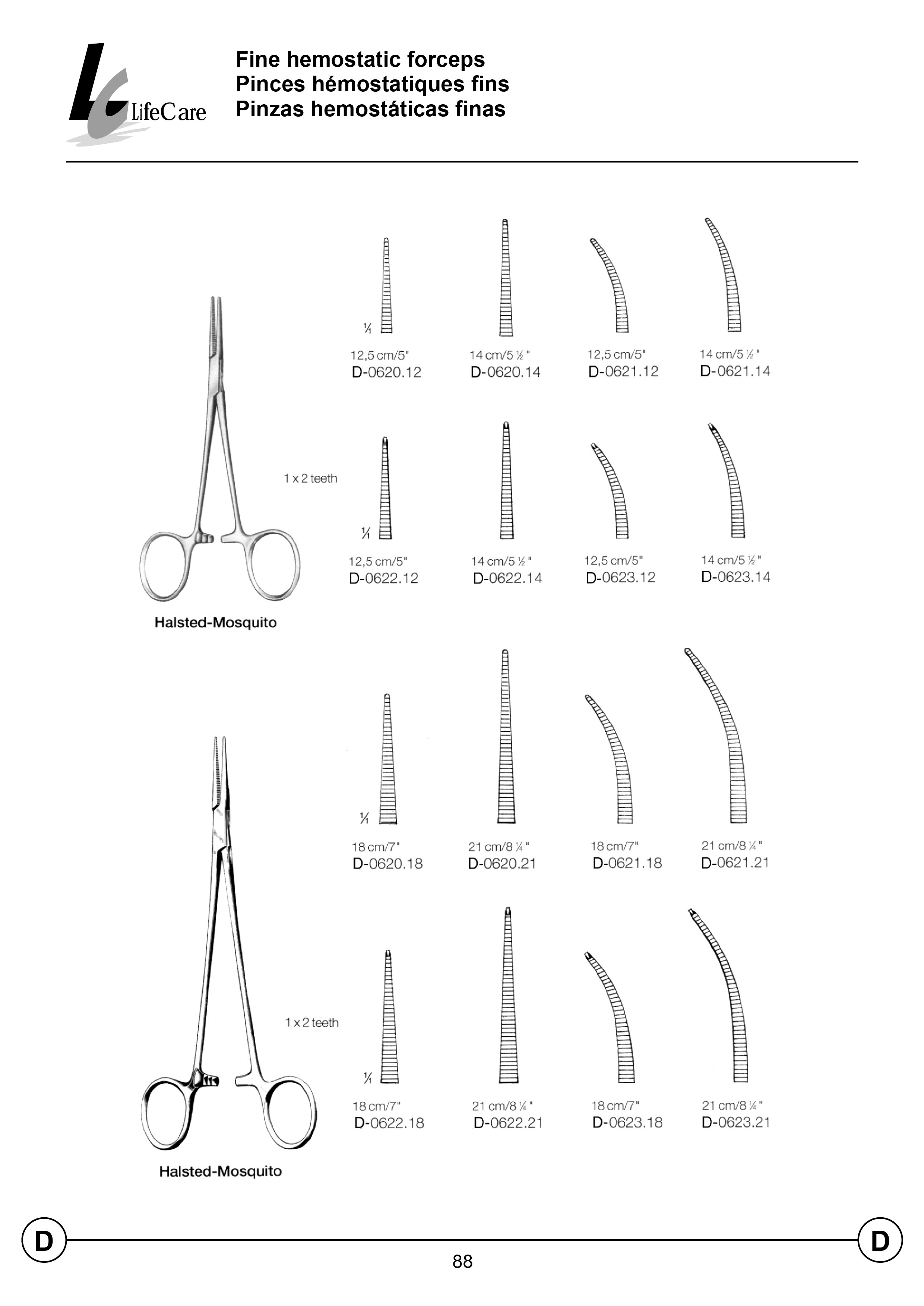 LifeCare | Hemostatic Forceps