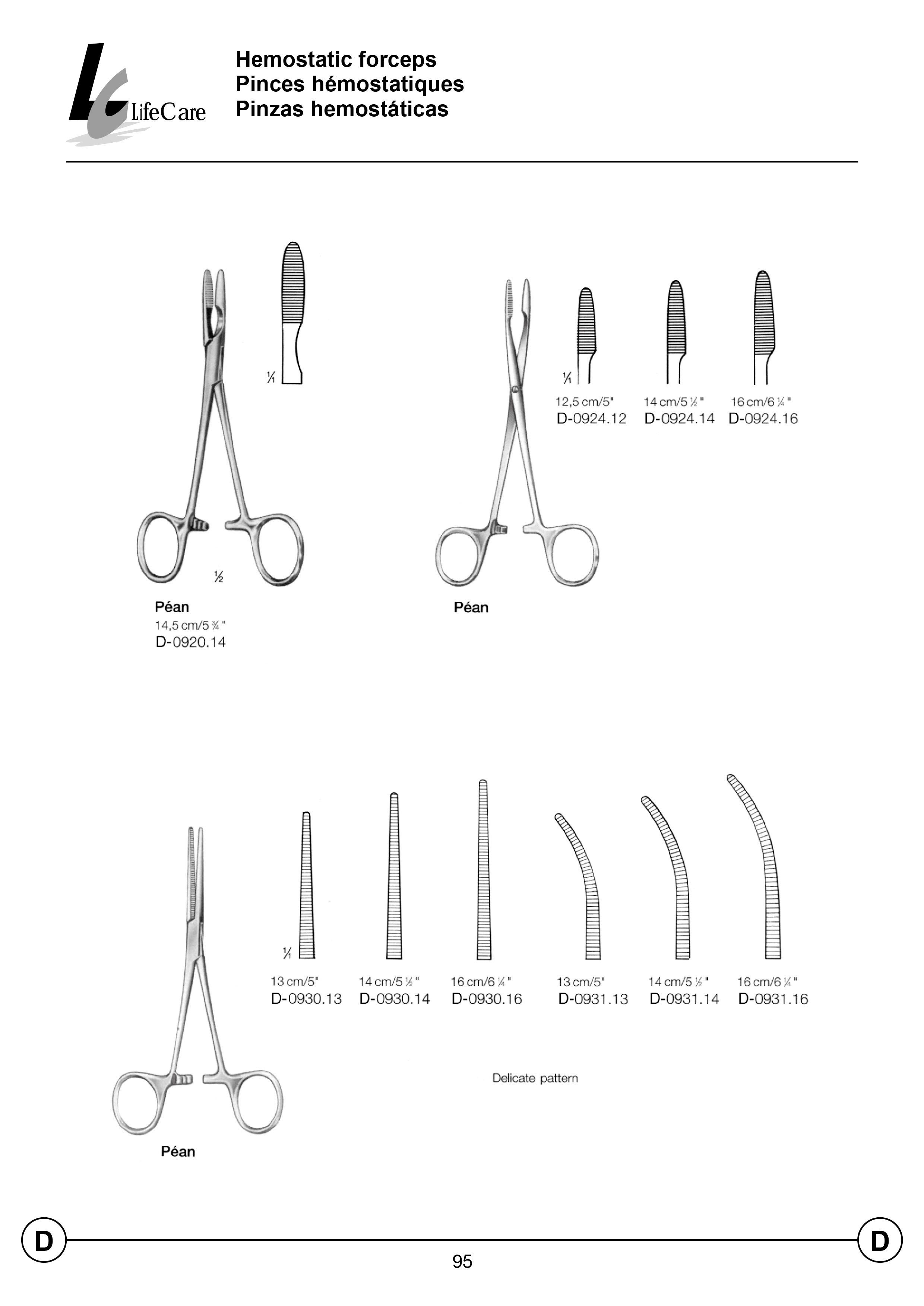 LifeCare | Hemostatic Forceps