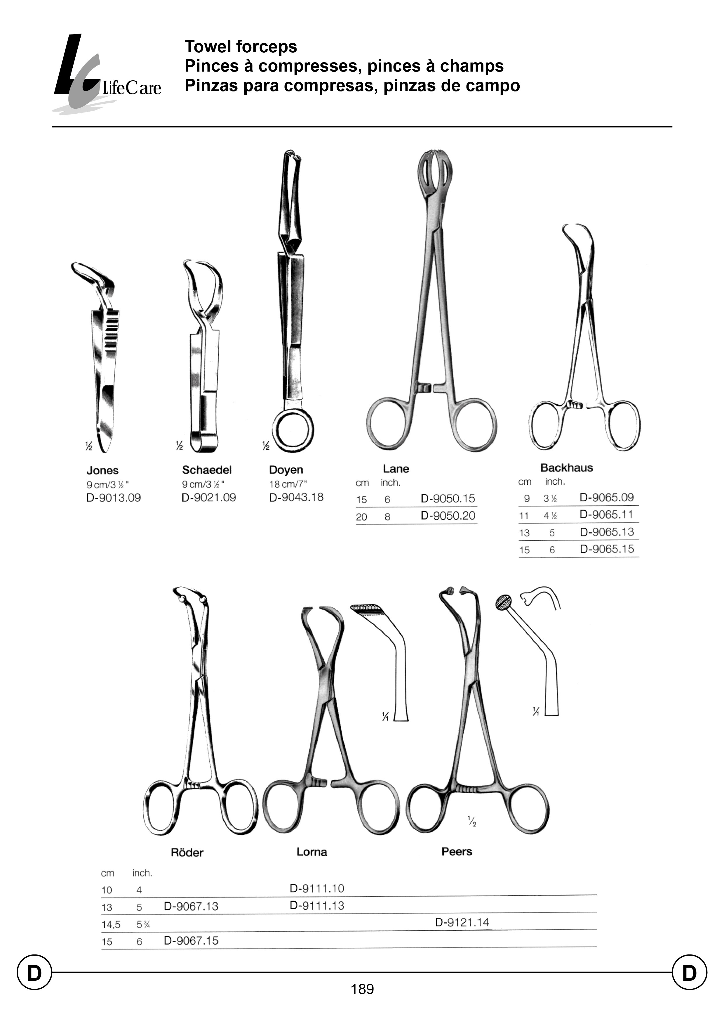 LifeCare | General surgical instruments