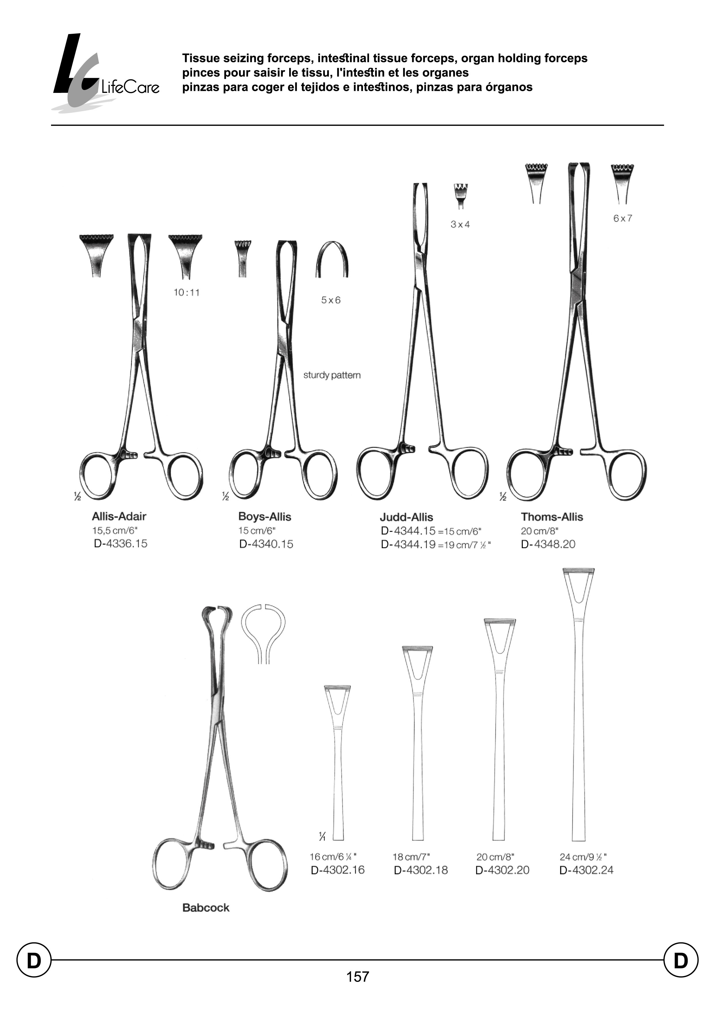 LifeCare | General surgical instruments