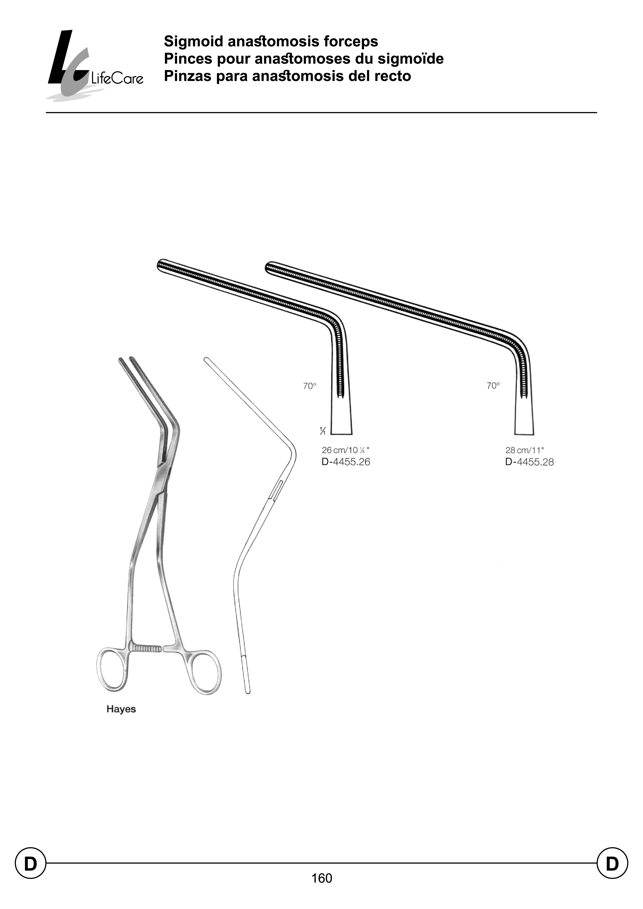 LifeCare | Sigmoid anastomosis clamp