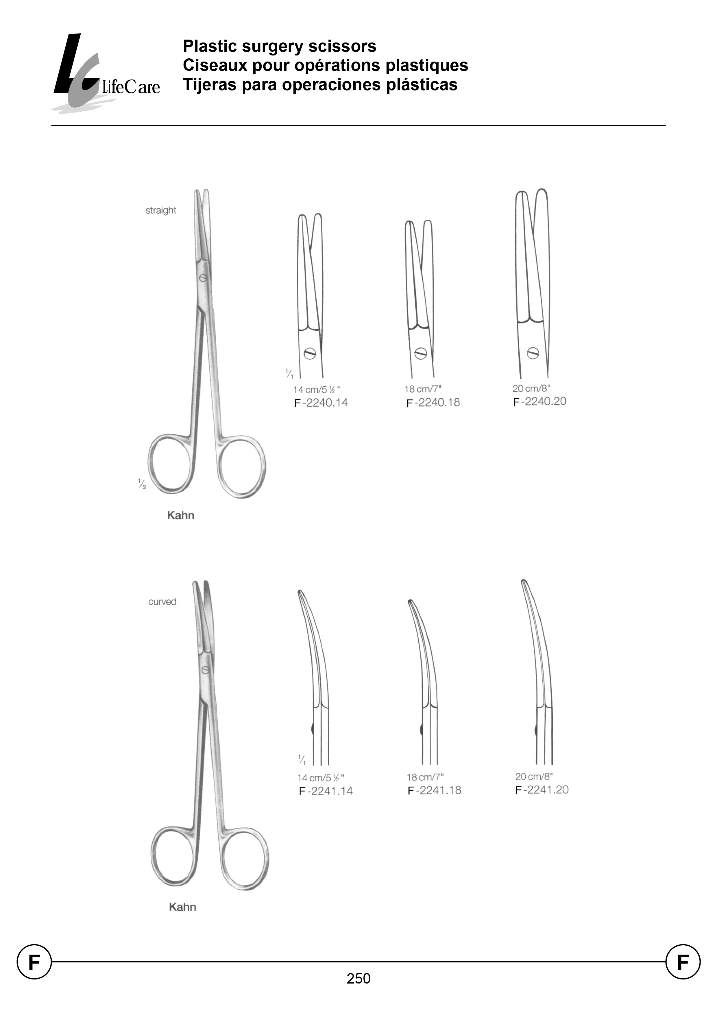 LifeCare | Plastic surgery Scissors