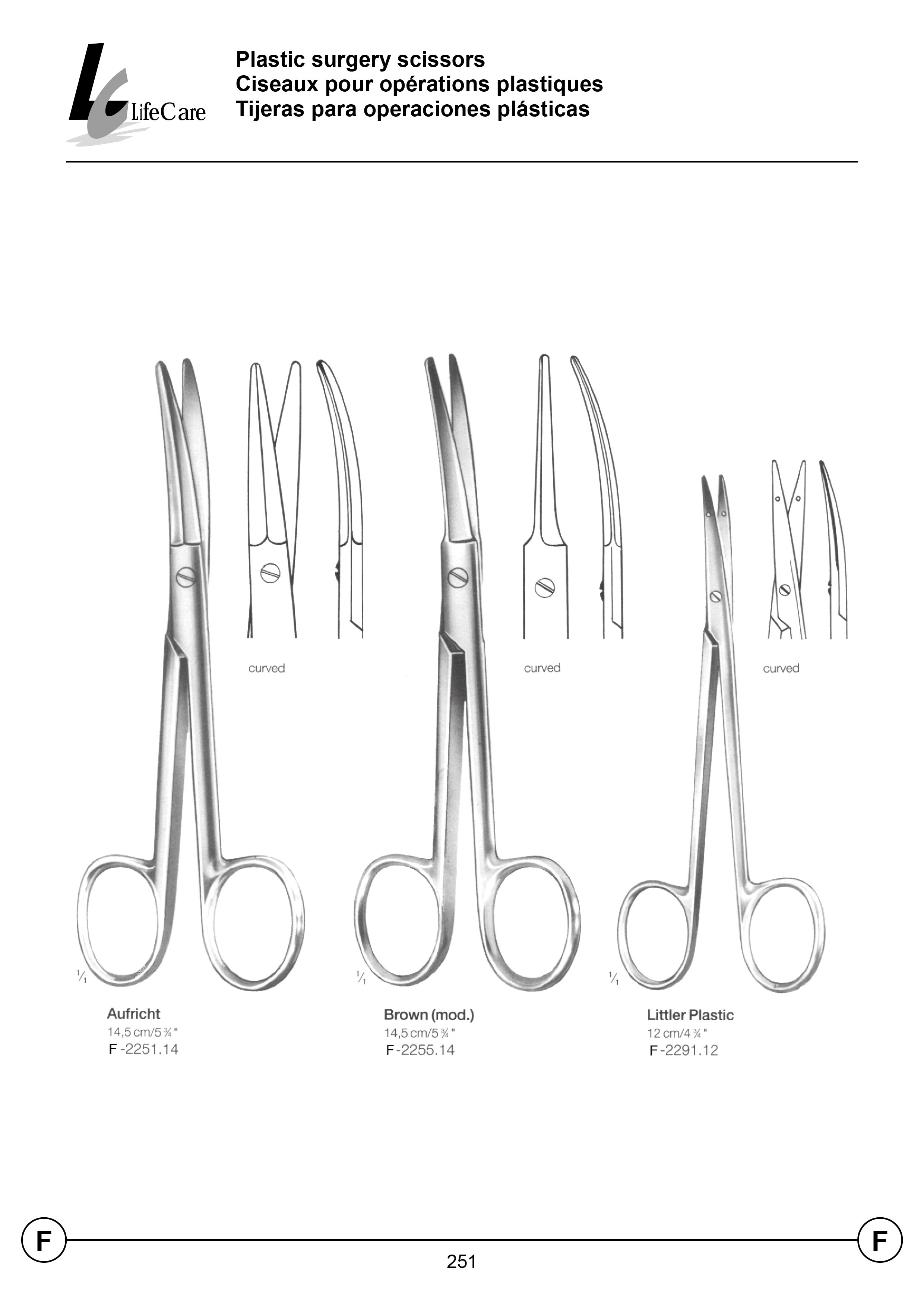 LifeCare | Plastic surgery Scissors