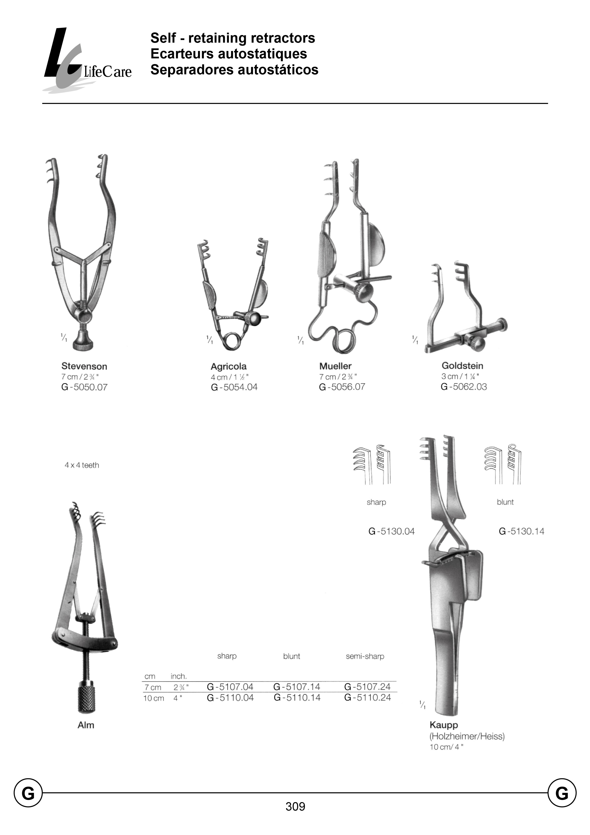 LifeCare | General surgical instruments