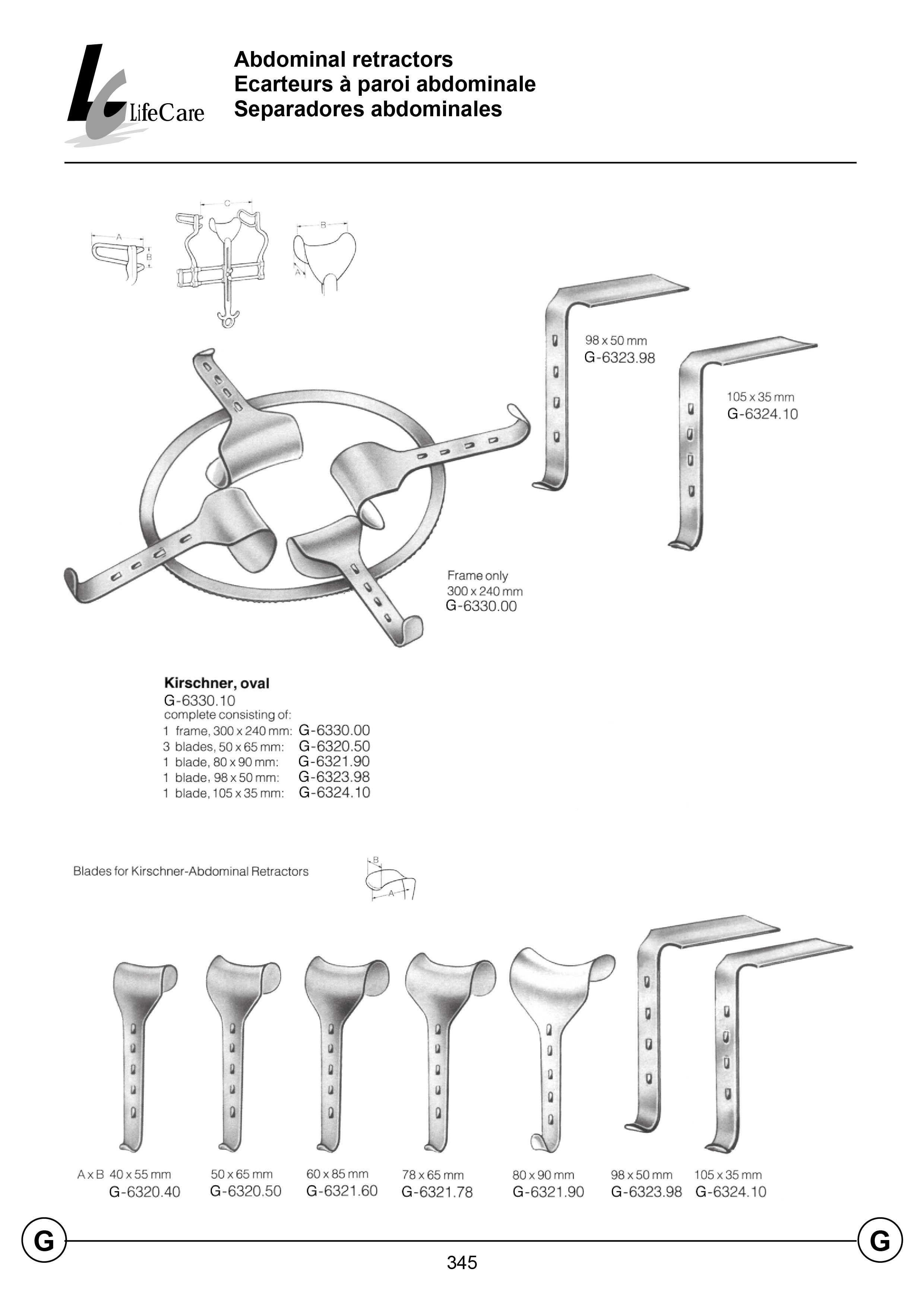 LifeCare | Self retaining Abdominal Retractor