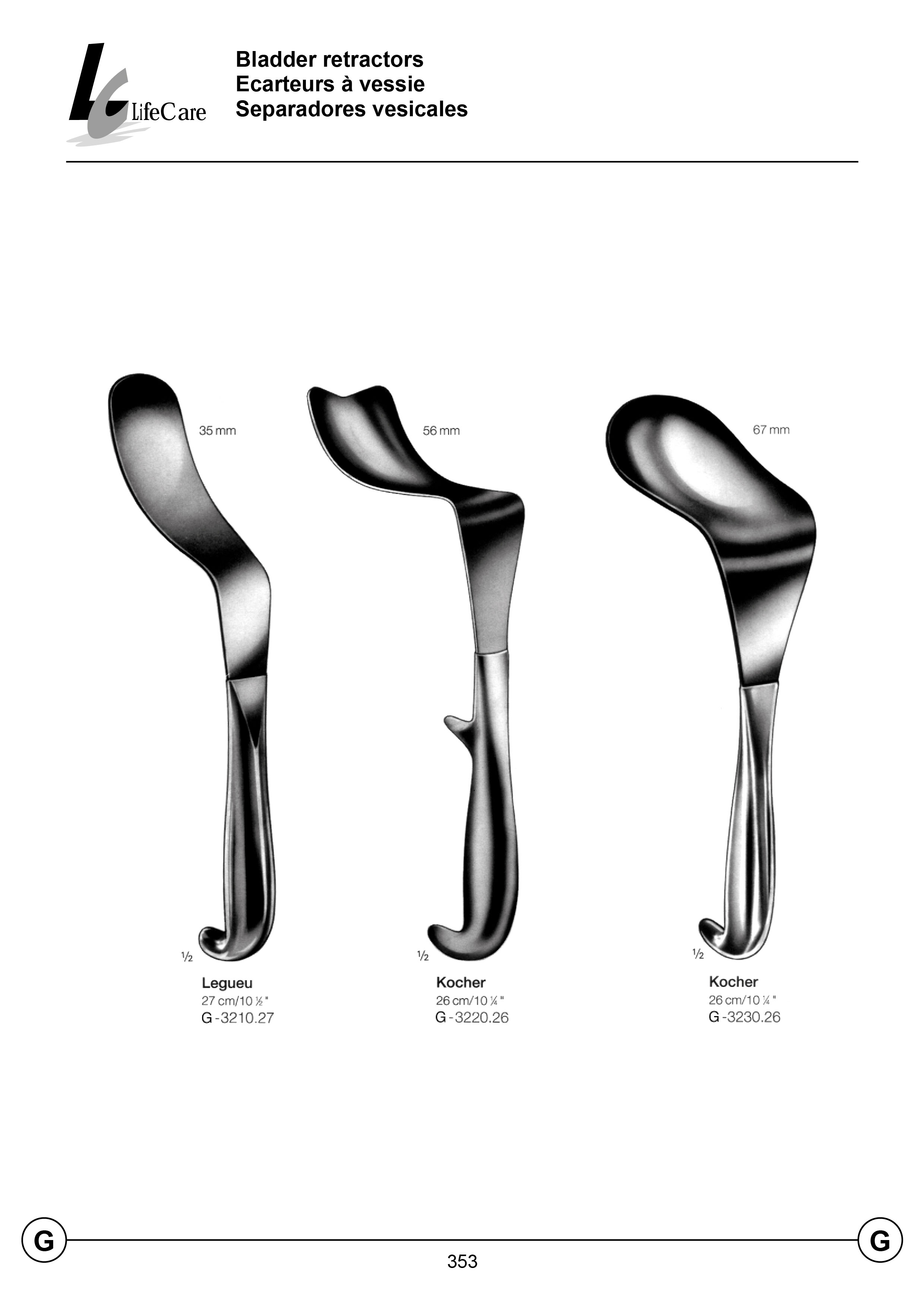 LifeCare | General surgical instruments