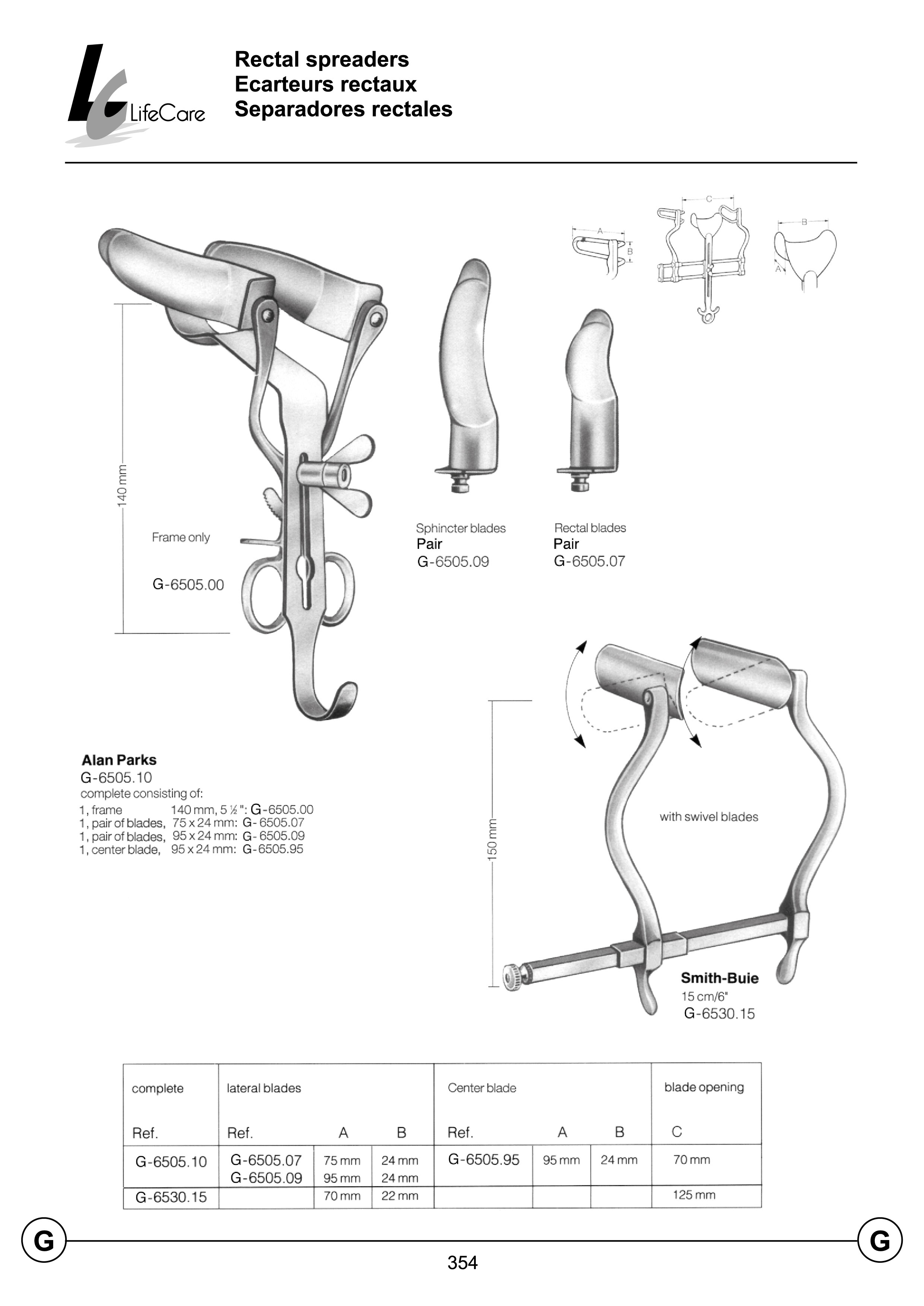 LifeCare | General surgical instruments