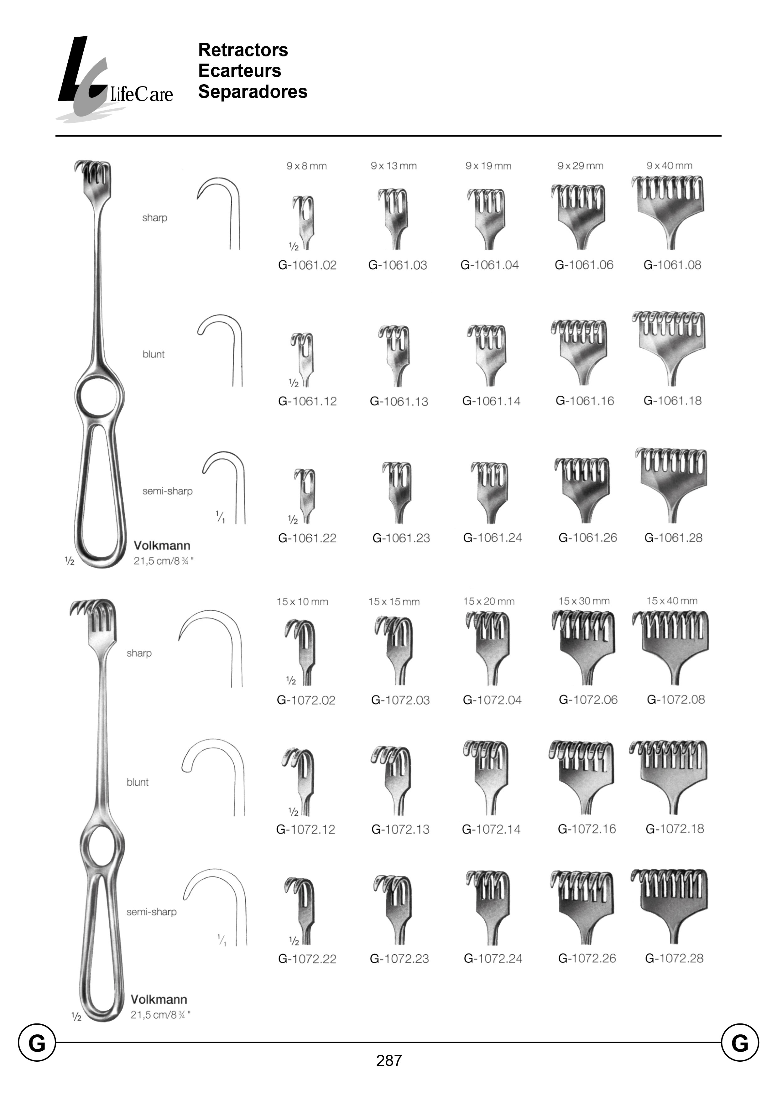 LifeCare | Trachea retractors