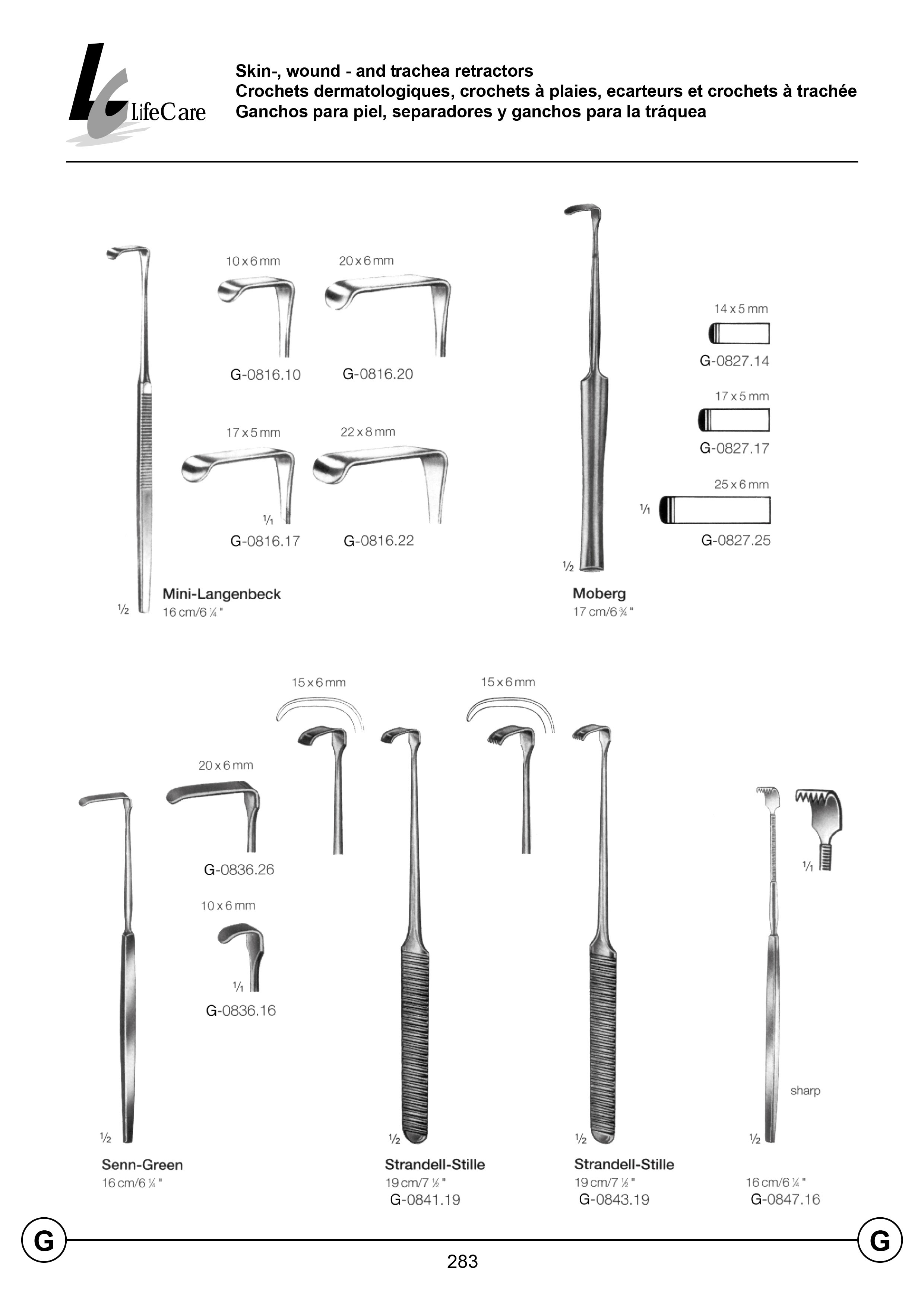 LifeCare | General surgical instruments