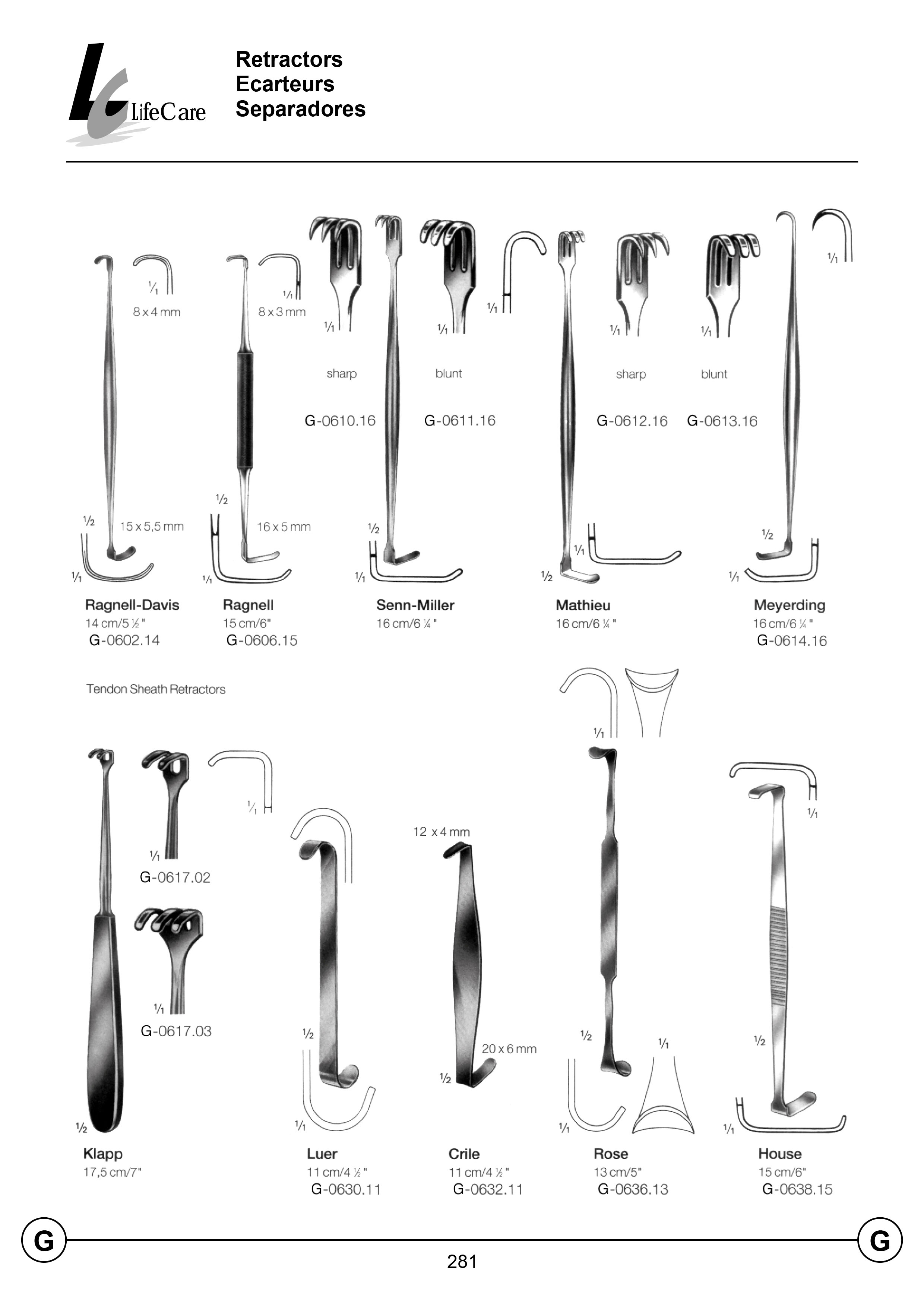 LifeCare | General surgical instruments