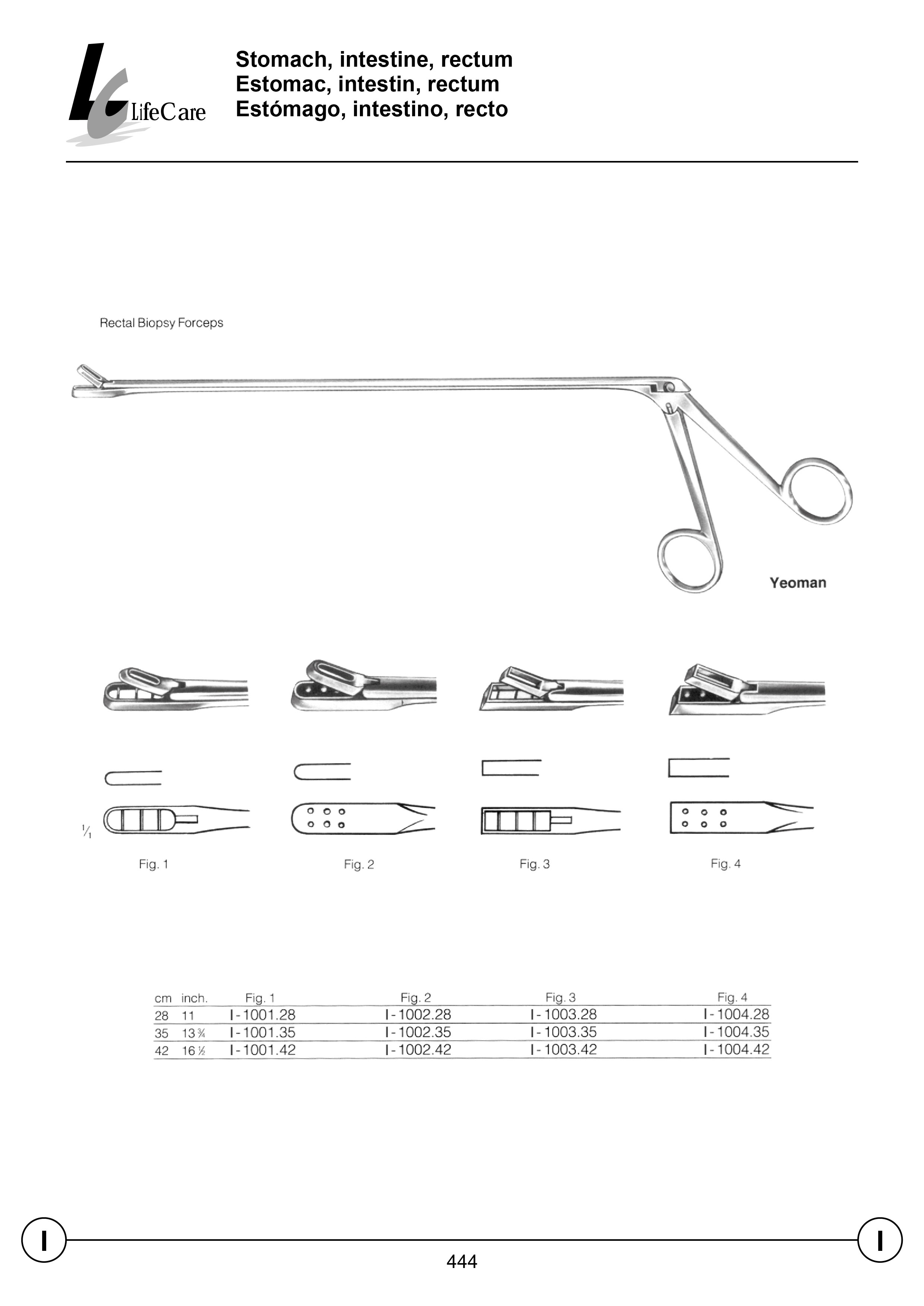 LifeCare | Rectal Biopsy Forceps
