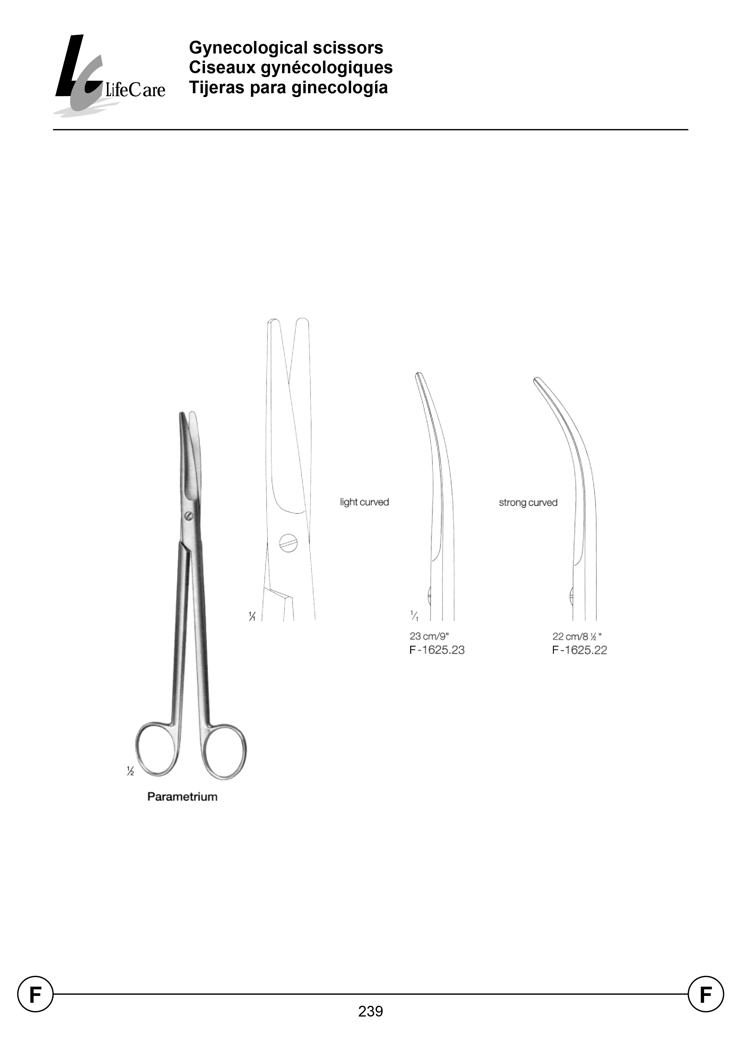LifeCare | Gynecological Scissors