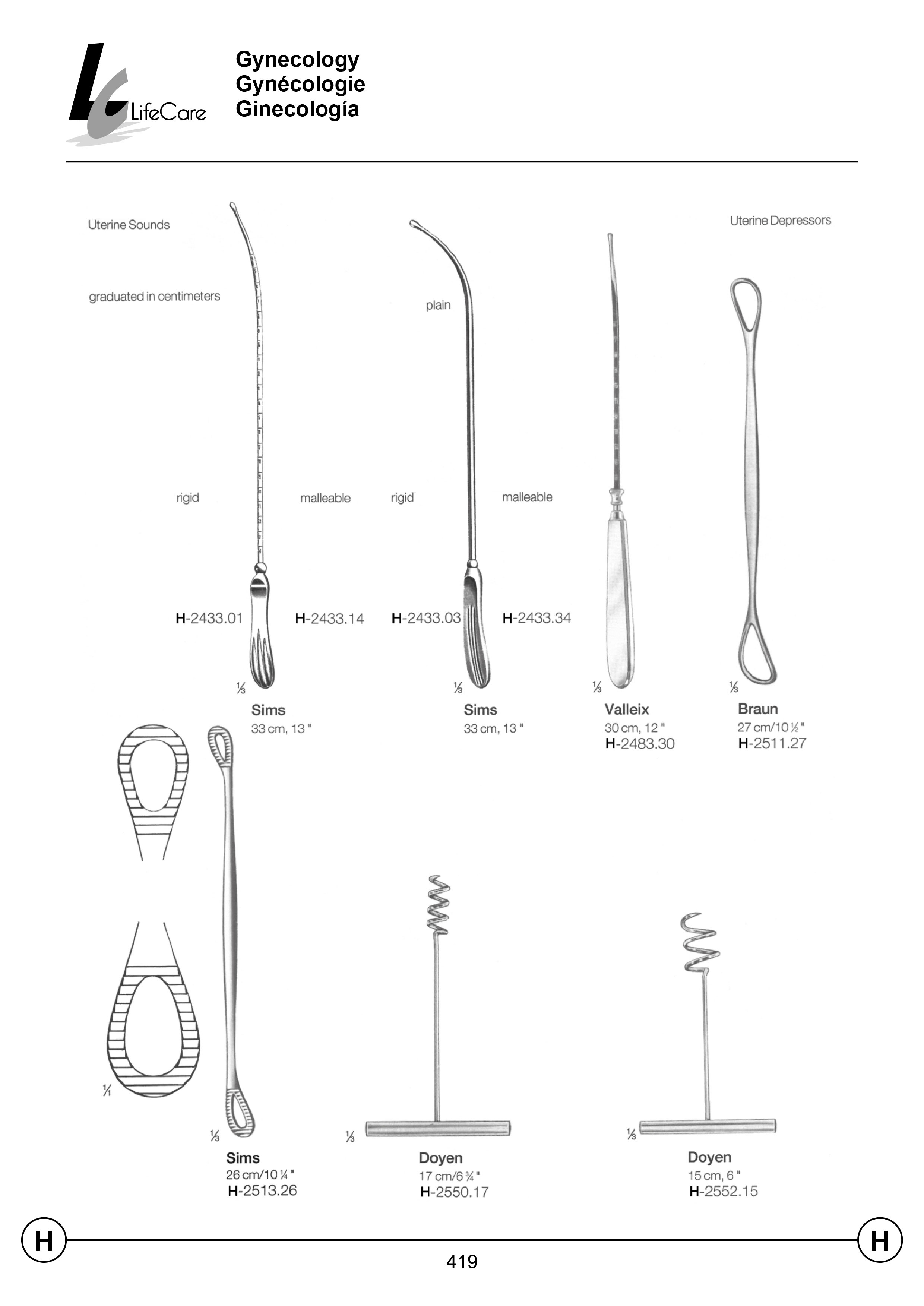LifeCare | Gynecology Instruments