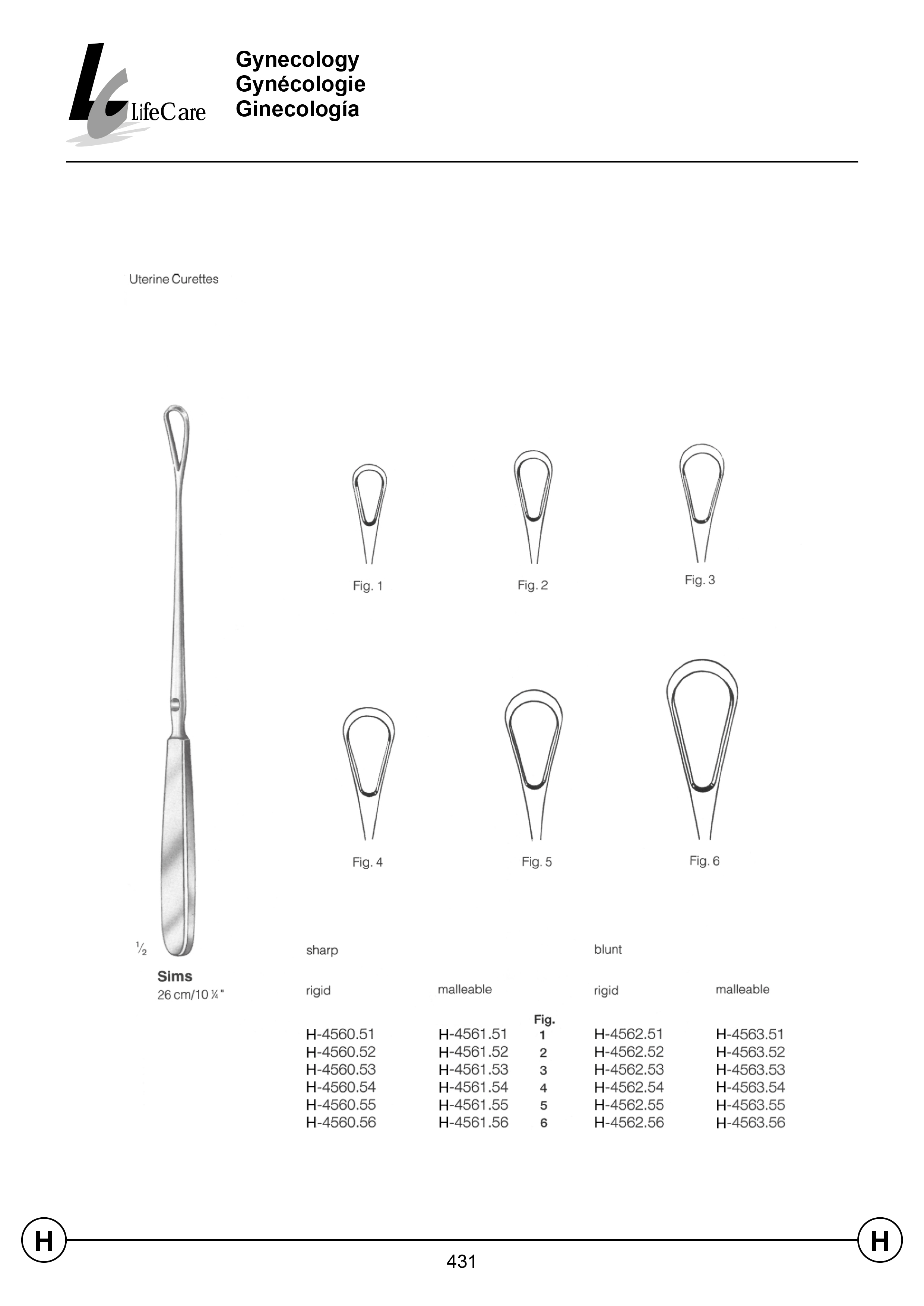 LifeCare | Uterine Curettes