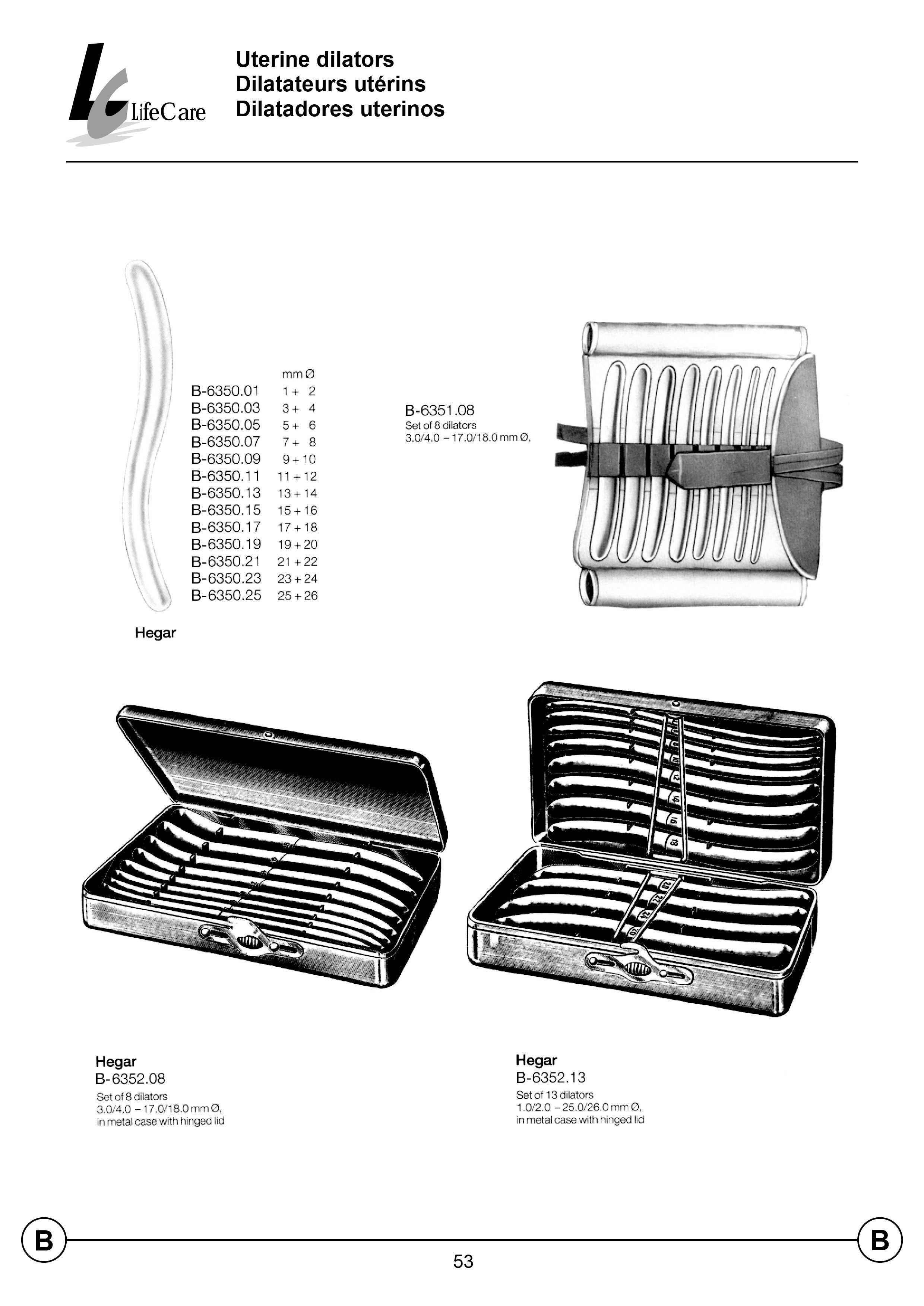 LifeCare | Uterine Dilators
