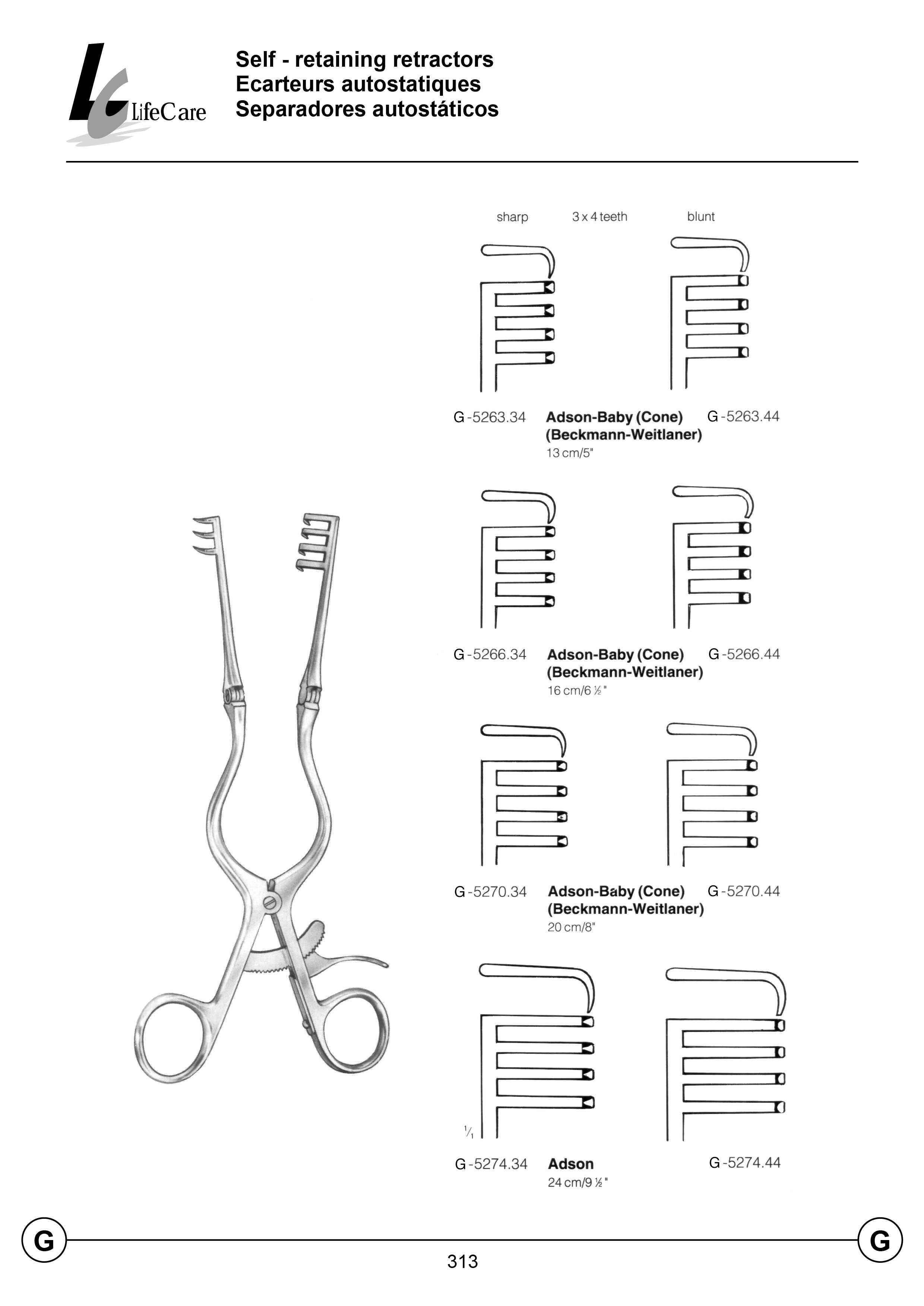 LifeCare | Self Retaining Retractors - Neurosurgery