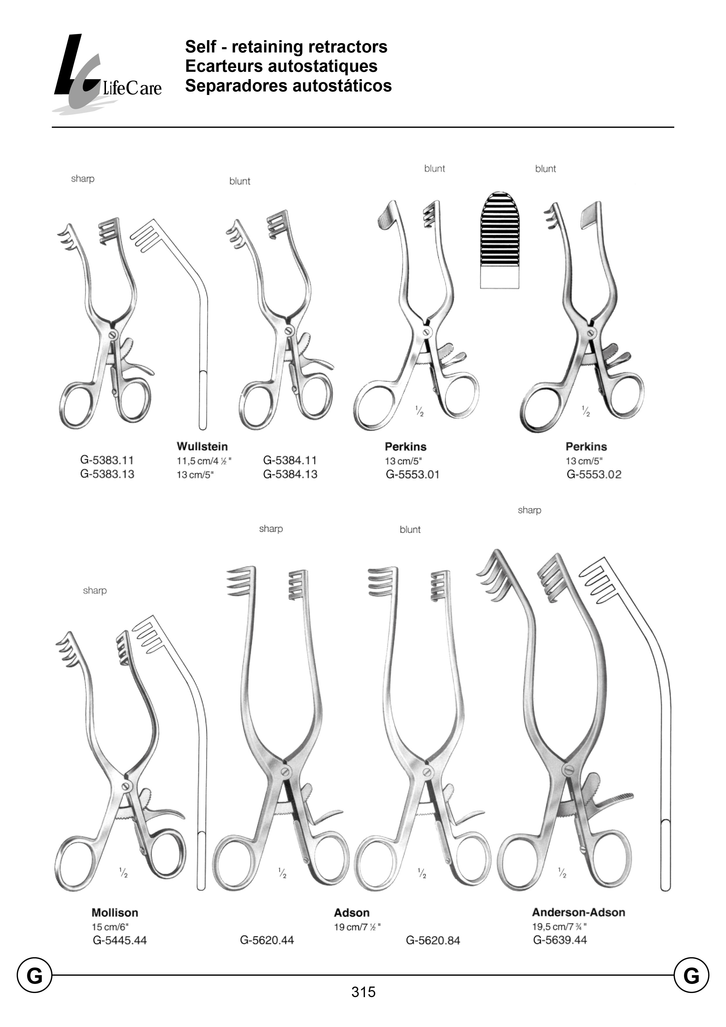 LifeCare | Self Retaining Retractors - Neurosurgery