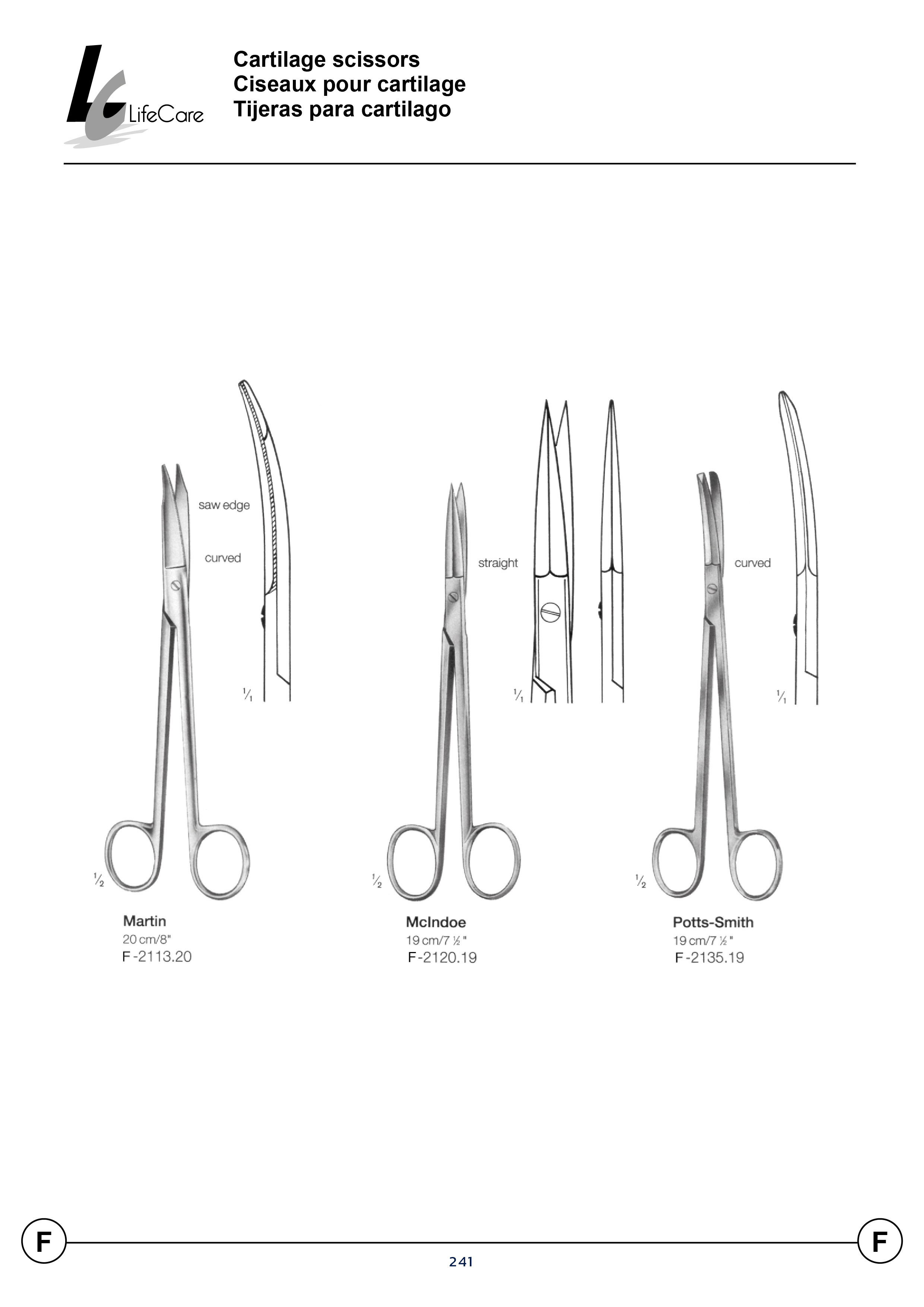 LifeCare | Cartilage Scissors