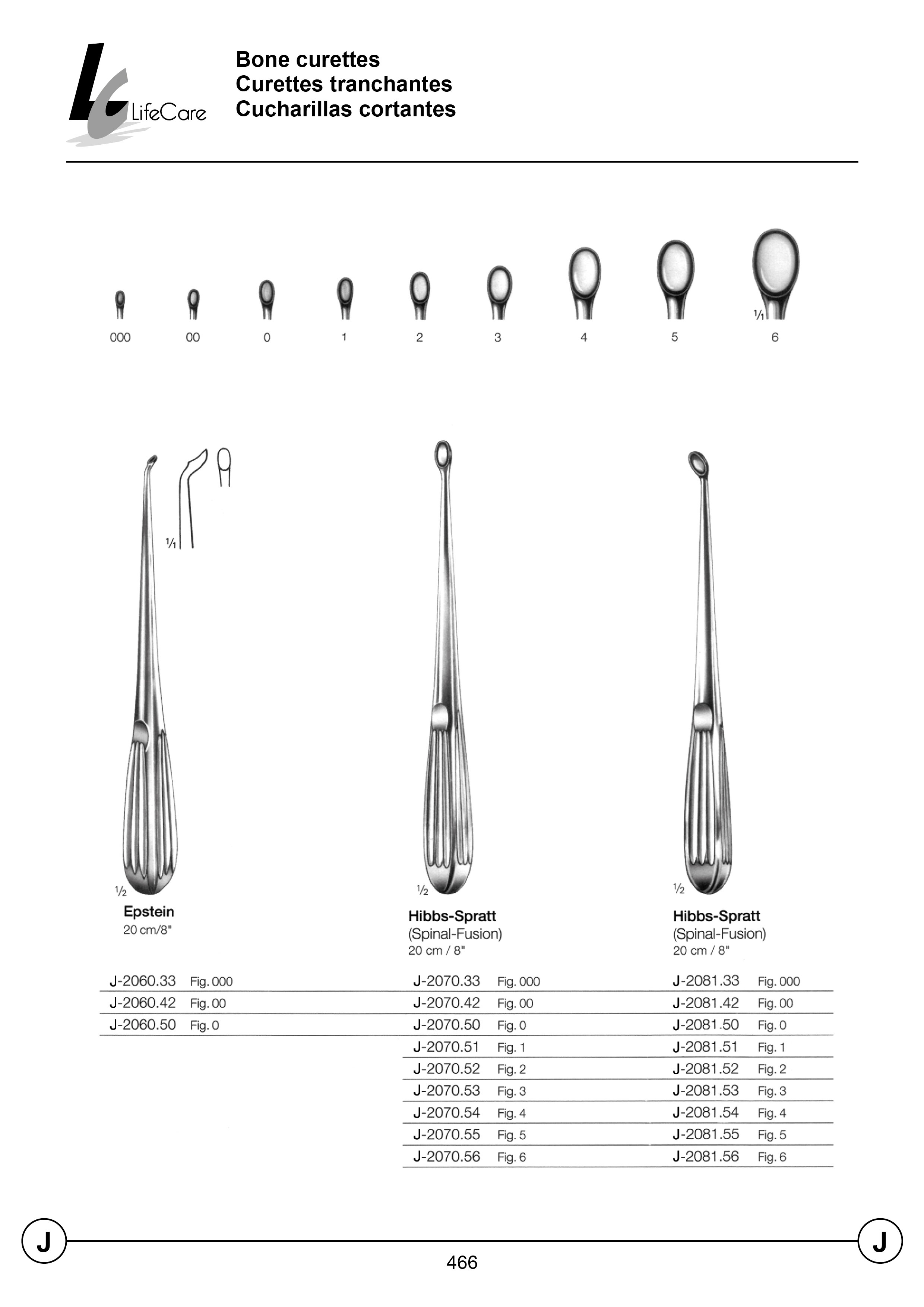 LifeCare | Bone Curettes