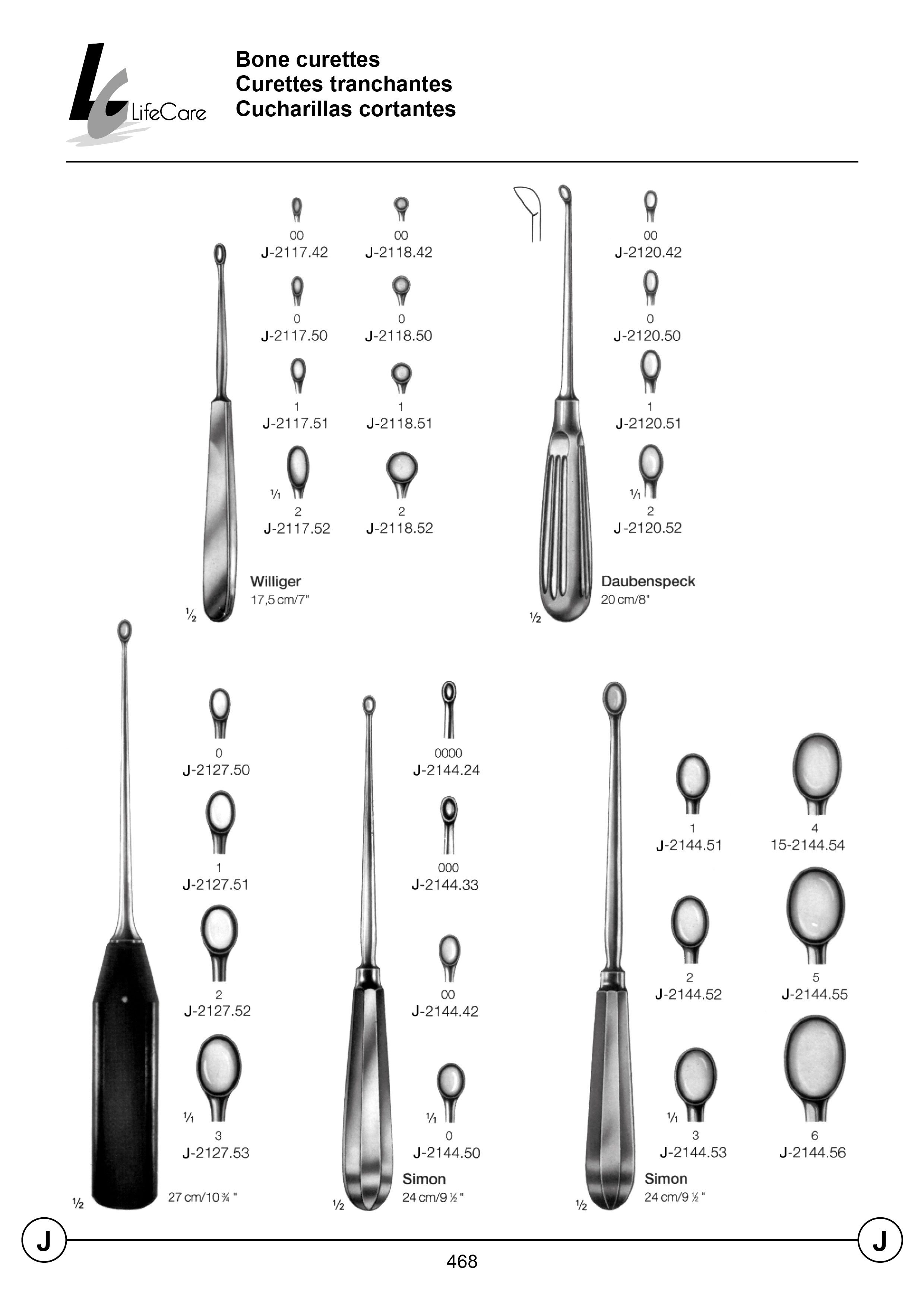 LifeCare | Bone Curettes