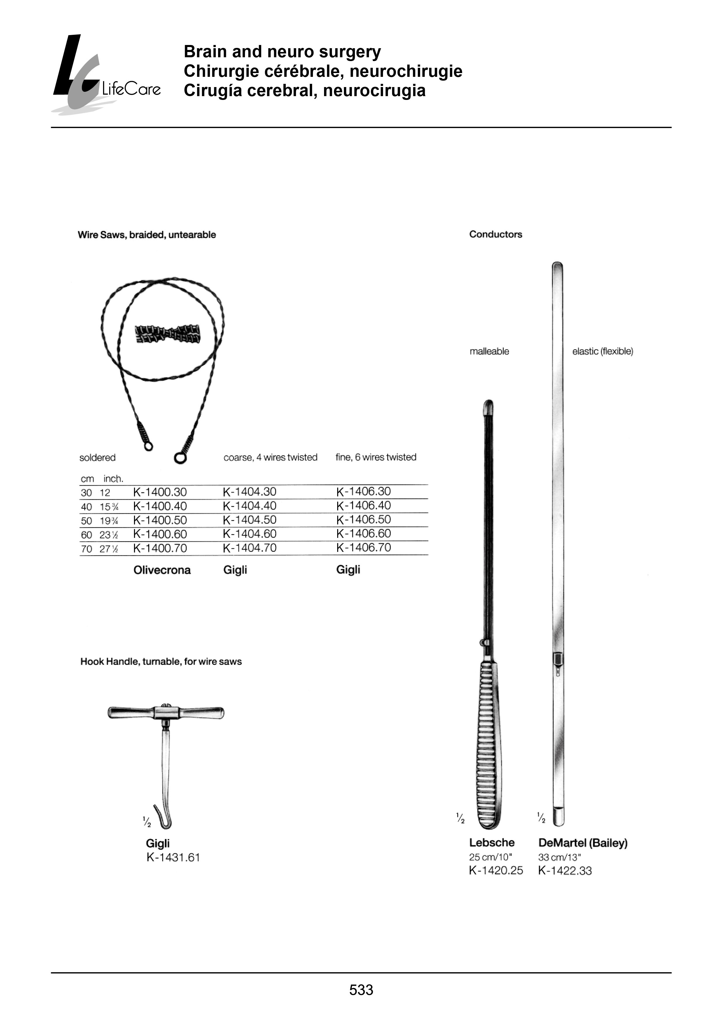 LifeCare | Wire Saws