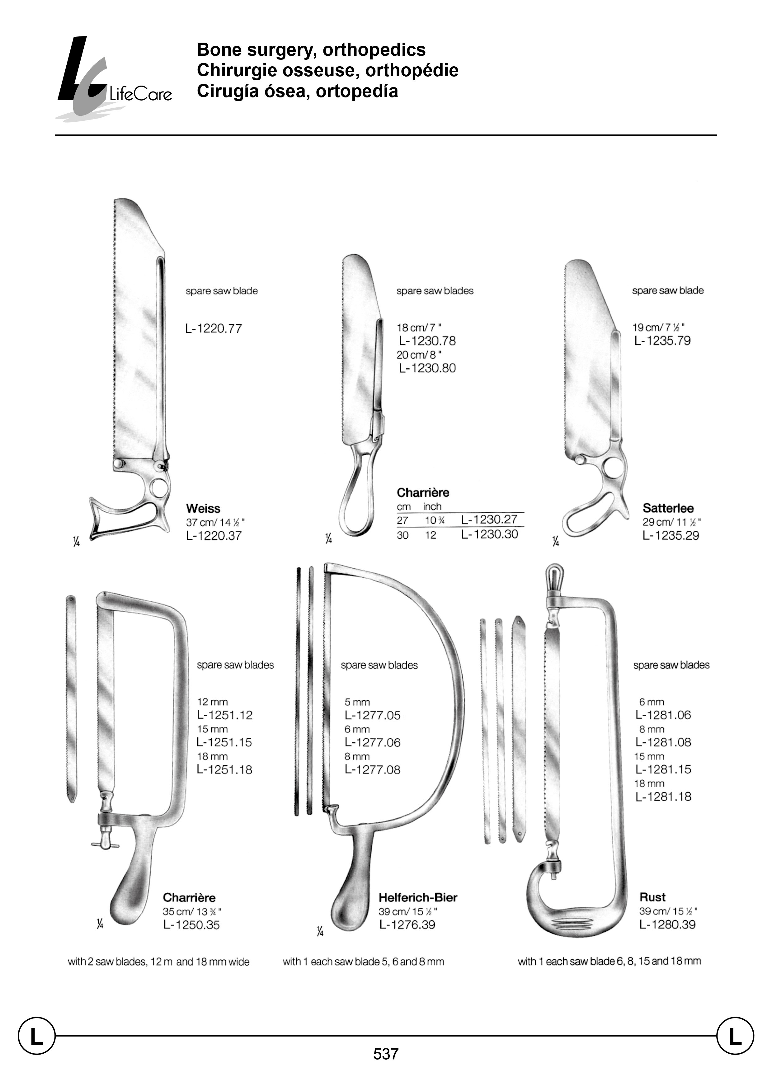 LifeCare | Amputating Saws