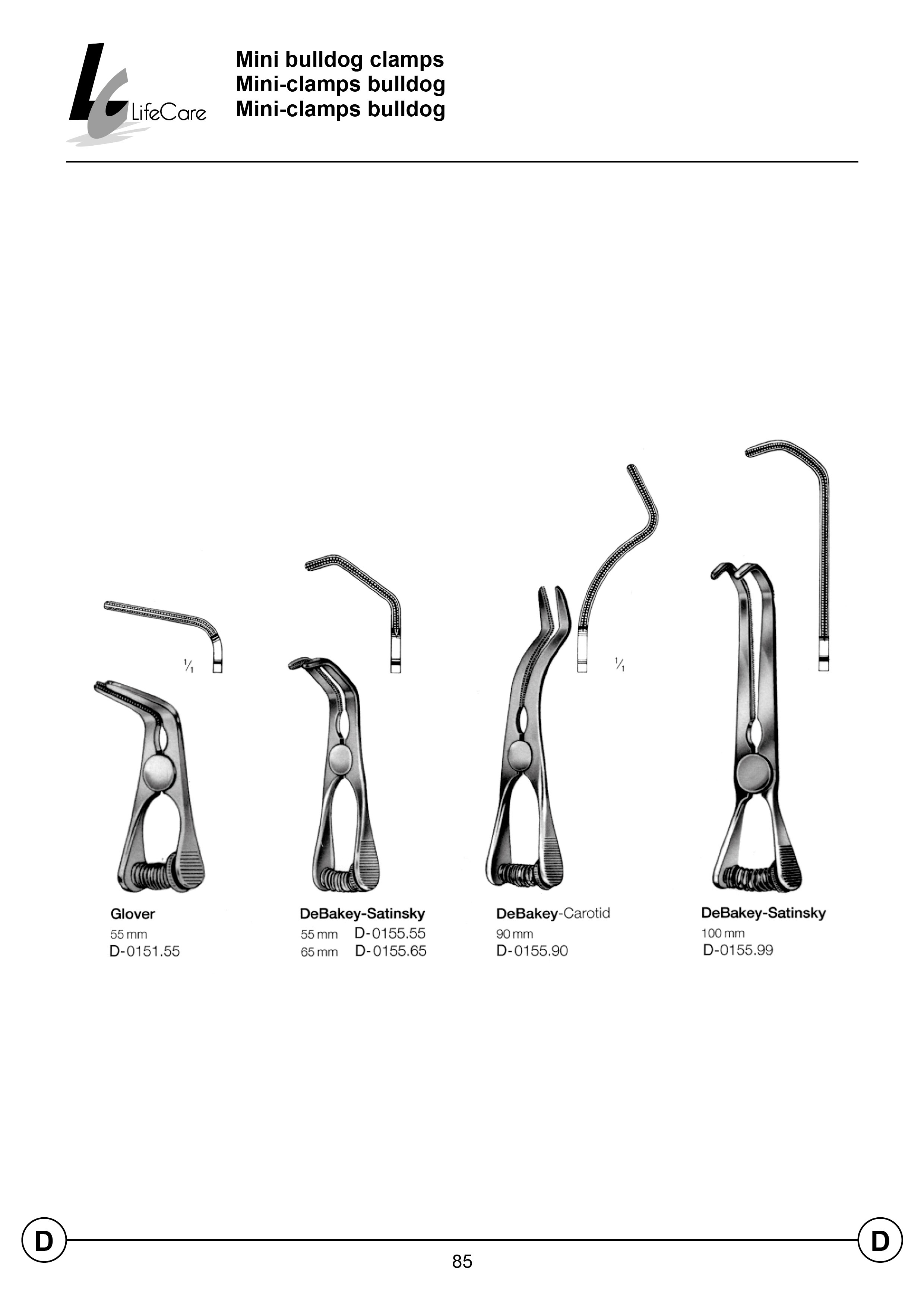 LifeCare | Bulldog Clamps