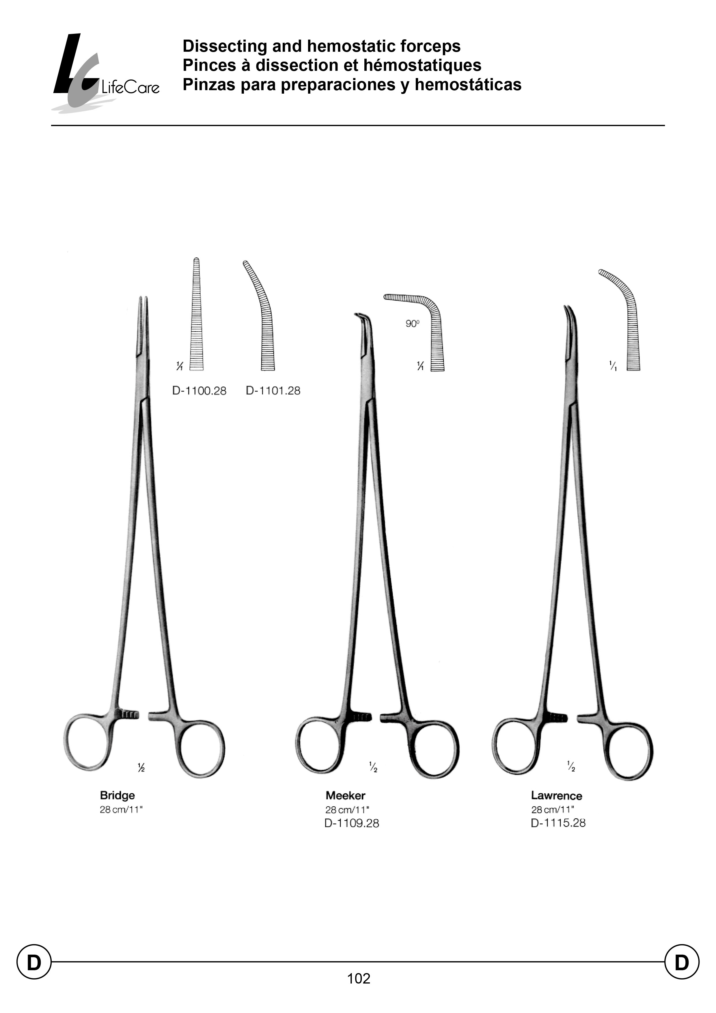 LifeCare | Thoracic Artery Forceps