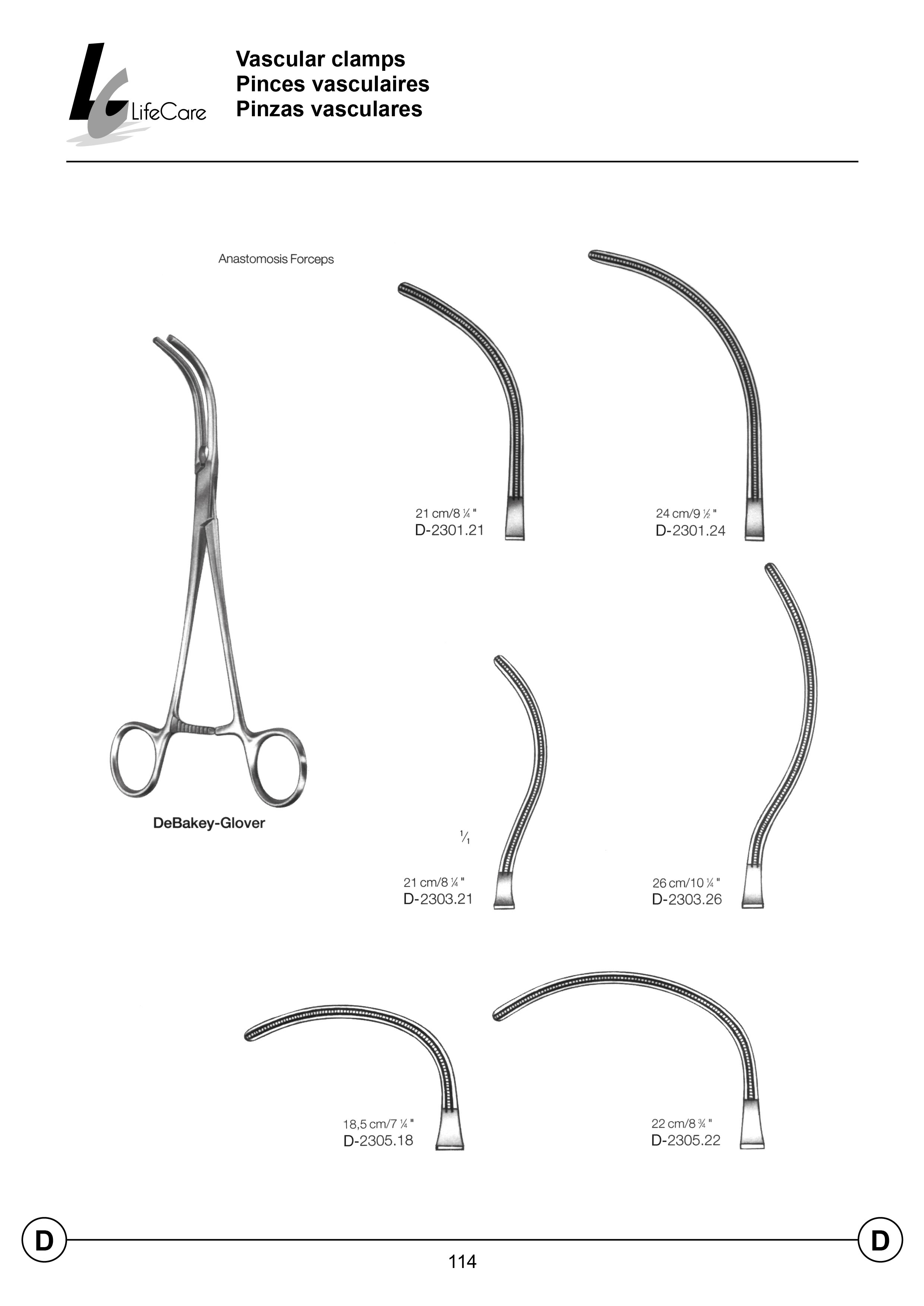 LifeCare | Vascular Clamps