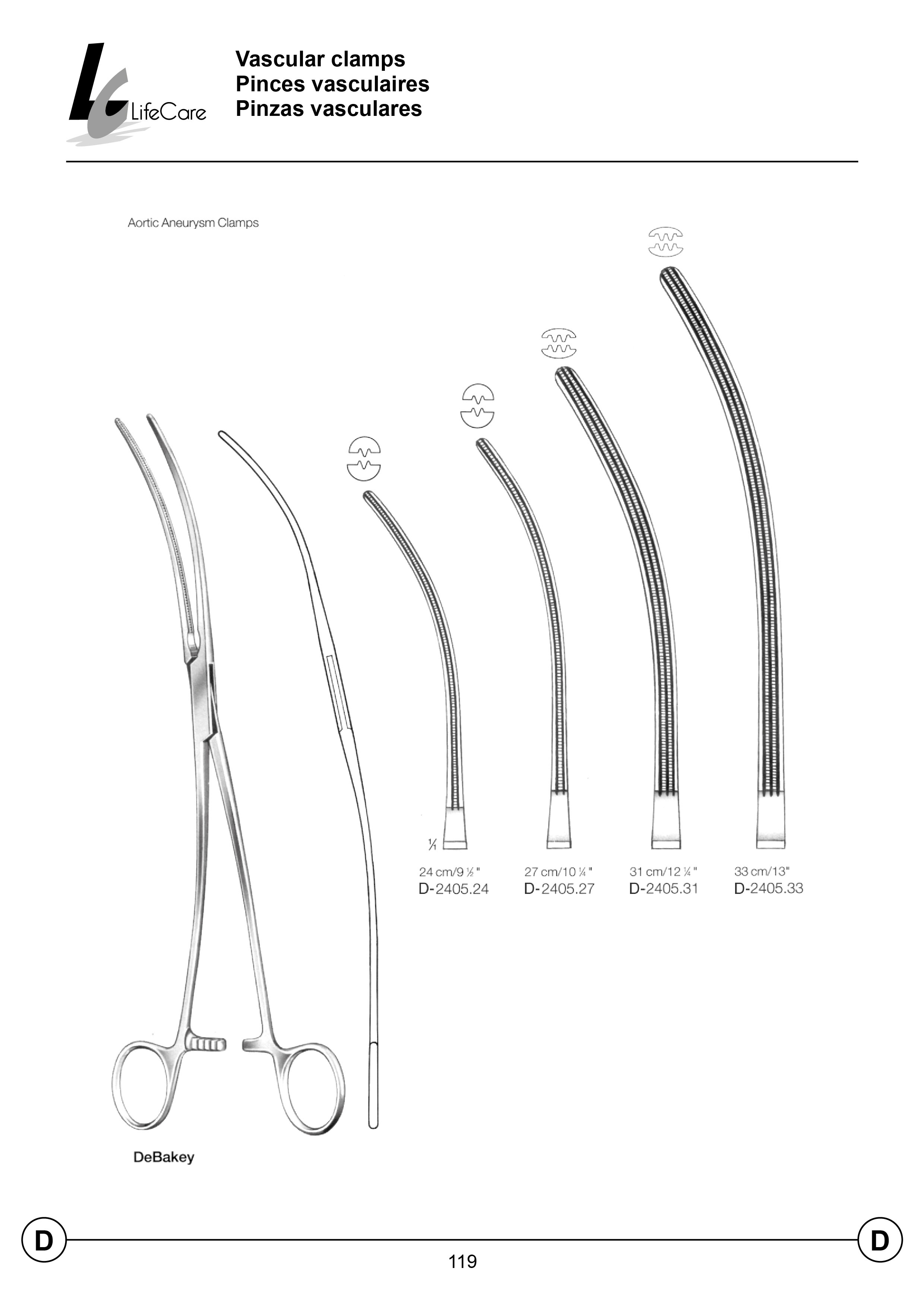 LifeCare | Vascular Clamps