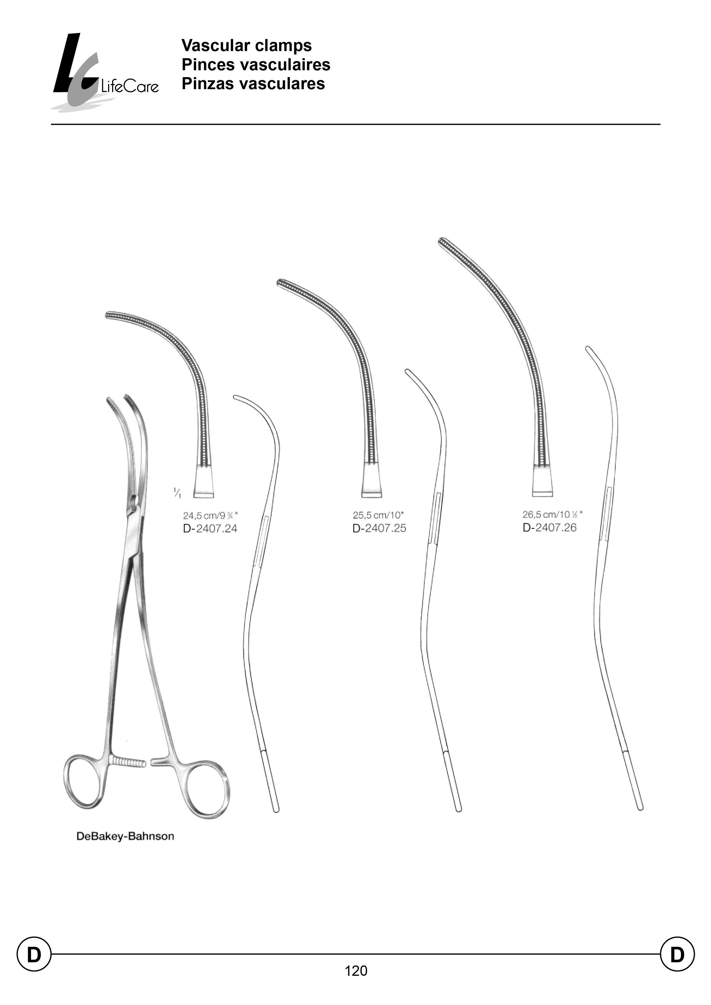 LifeCare | Vascular Clamps