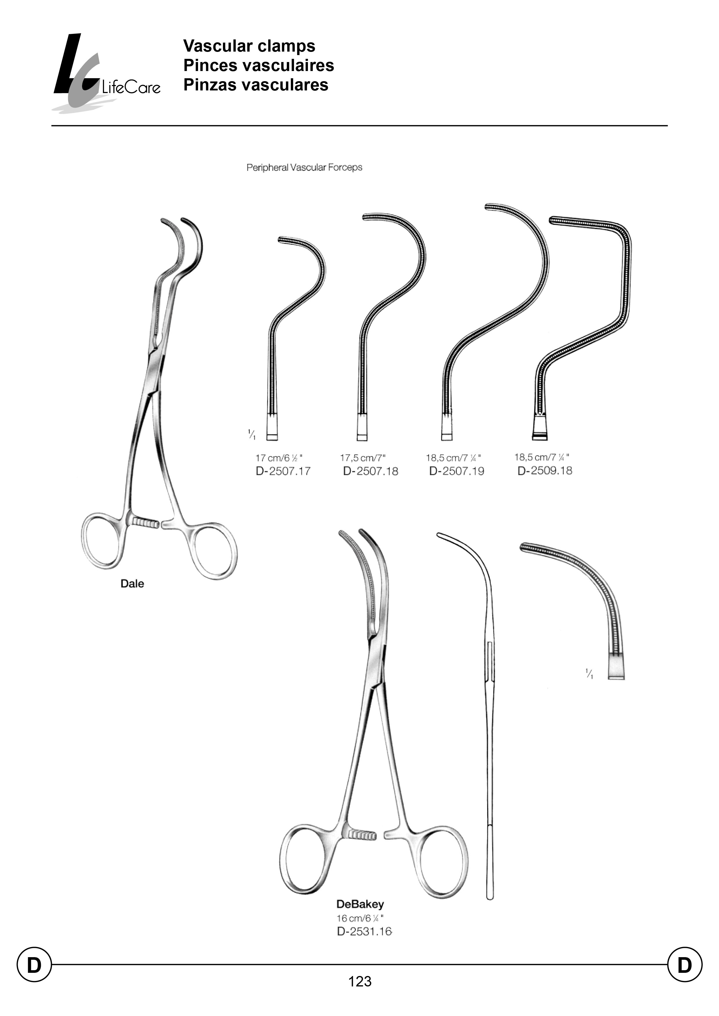 LifeCare | Vascular Clamps