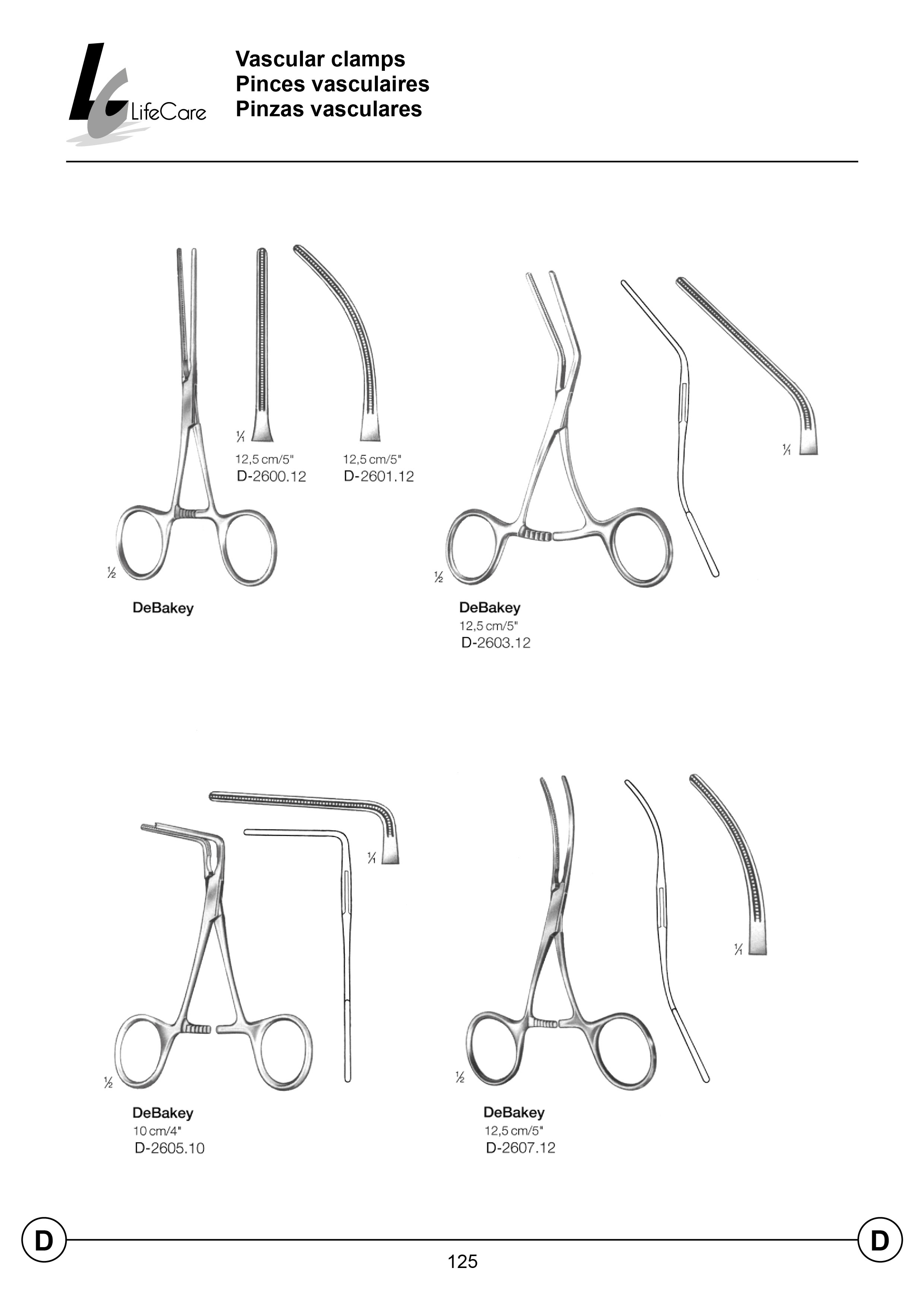 LifeCare | Vascular Clamps