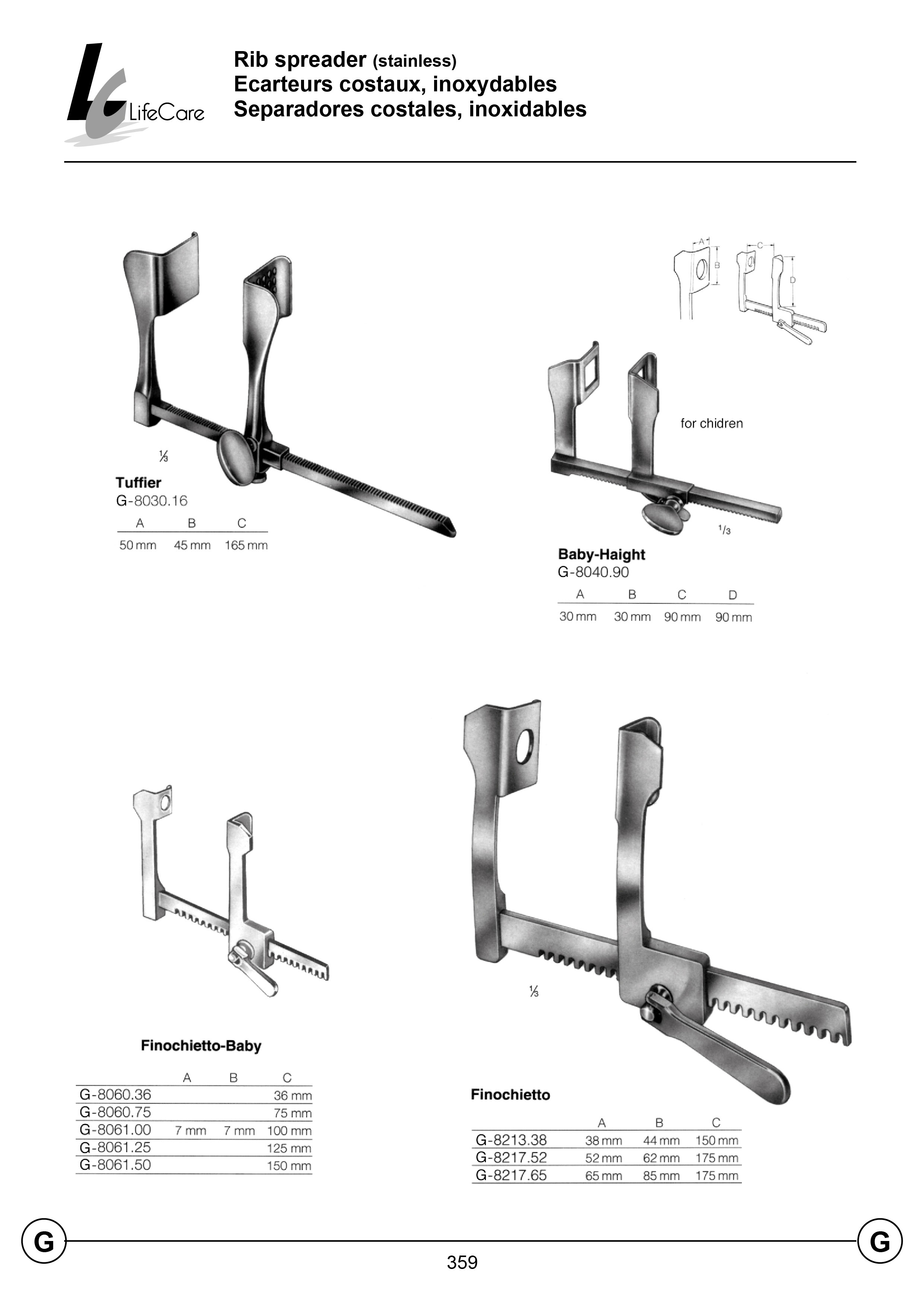 LifeCare | Sternotomy & Rib spreaders