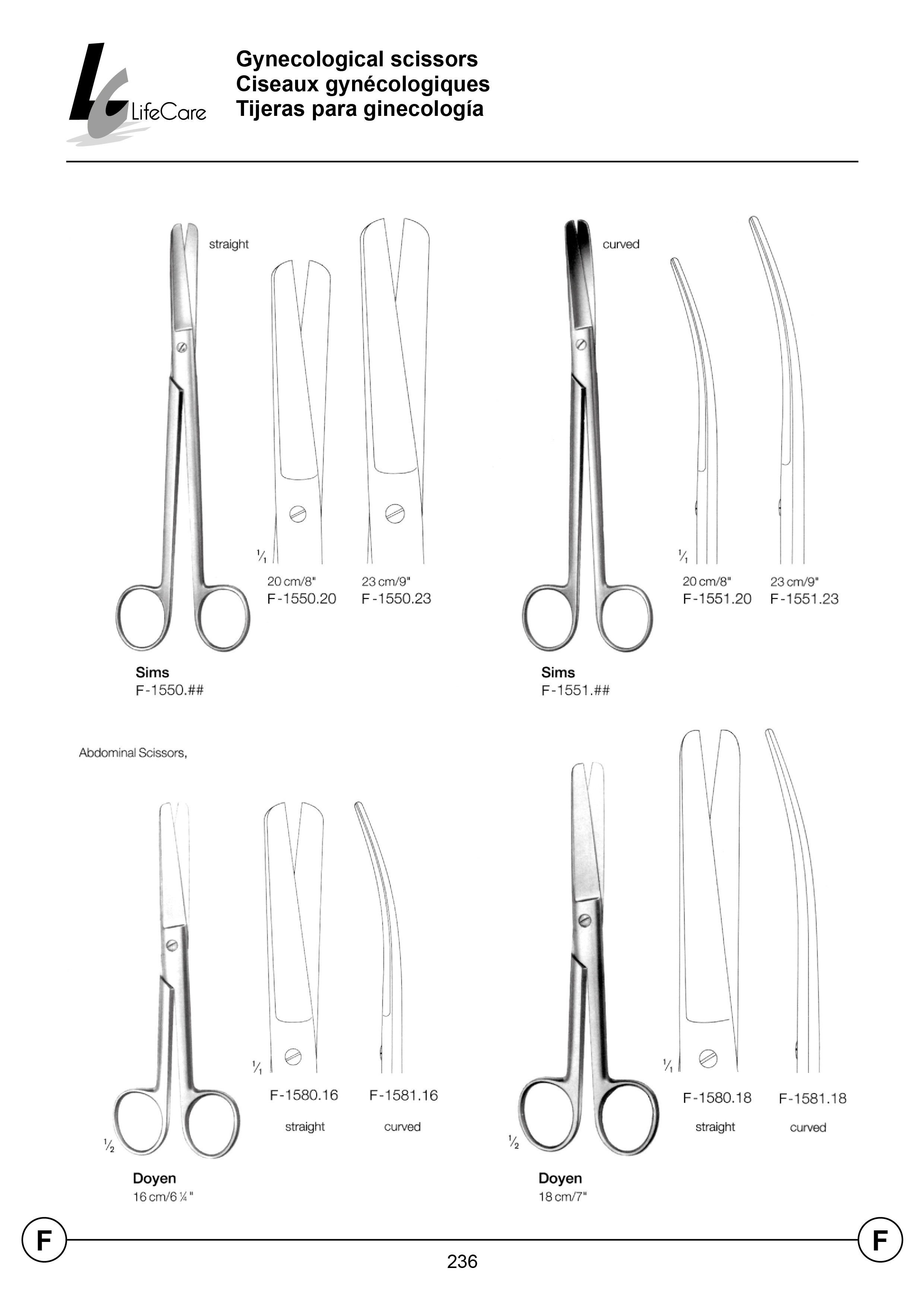 LifeCare | Fine Dissecting Scissors - ENT