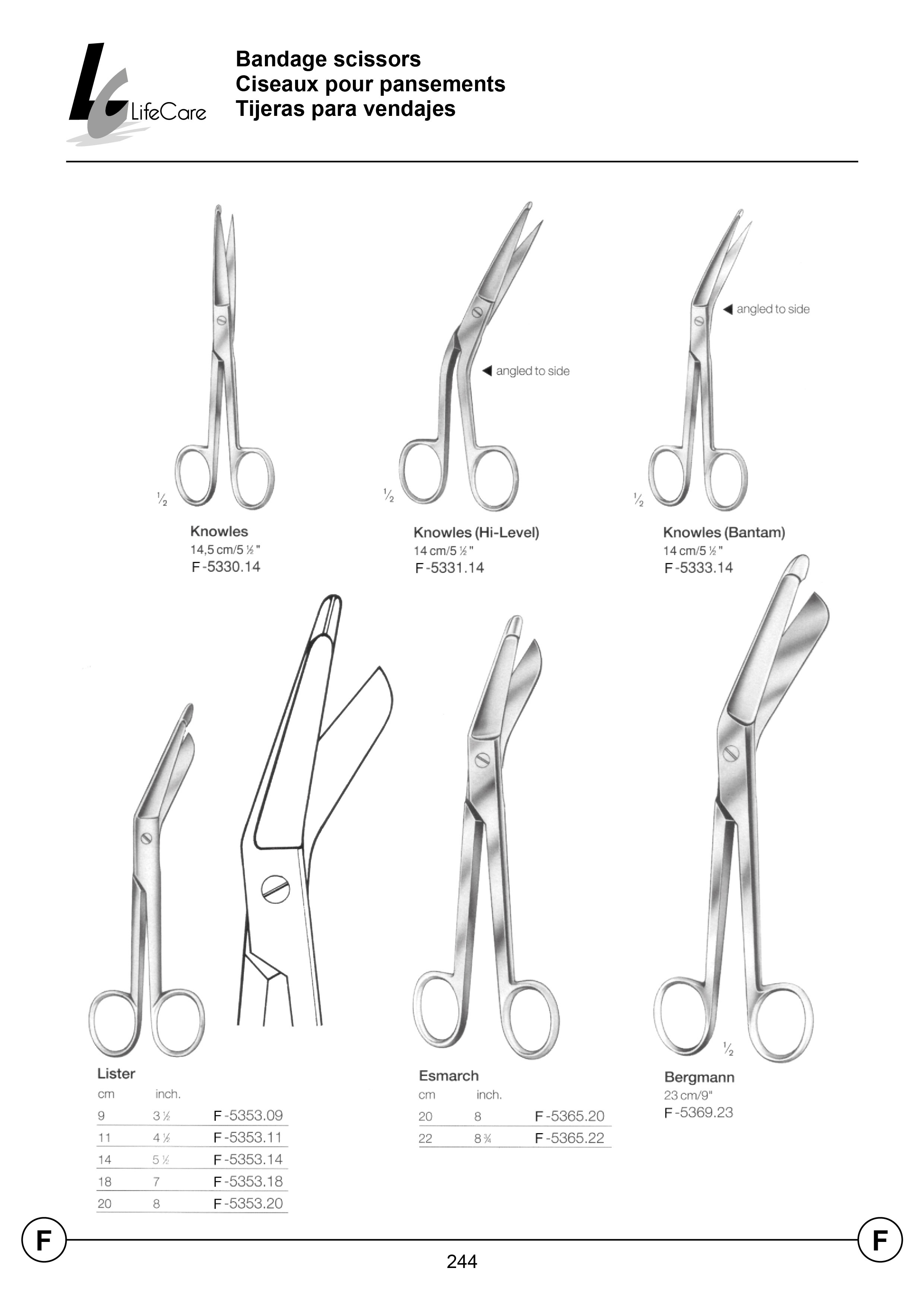 LifeCare | Fine Dissecting Scissors - ENT