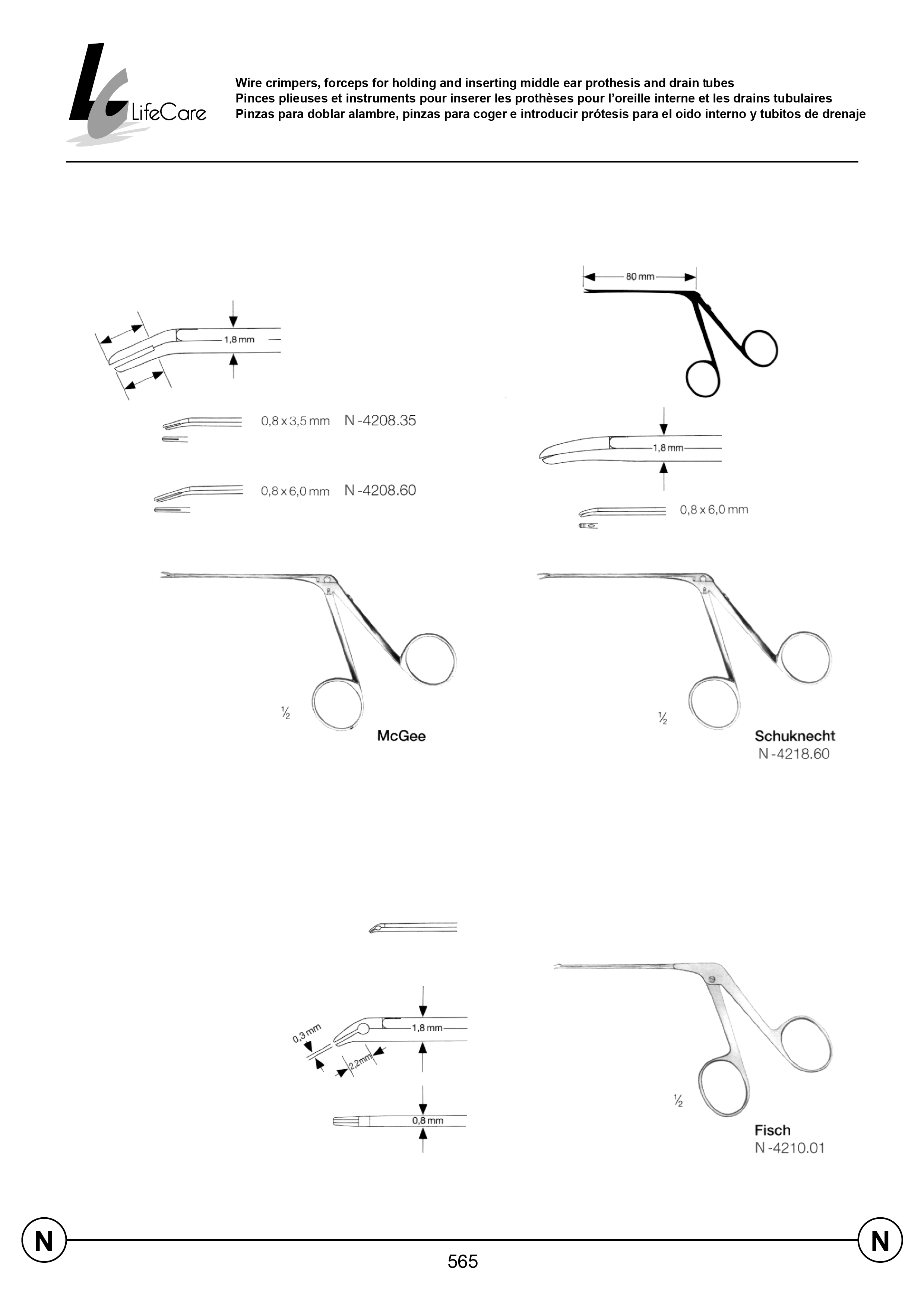 LifeCare | Middle Ear Instruments