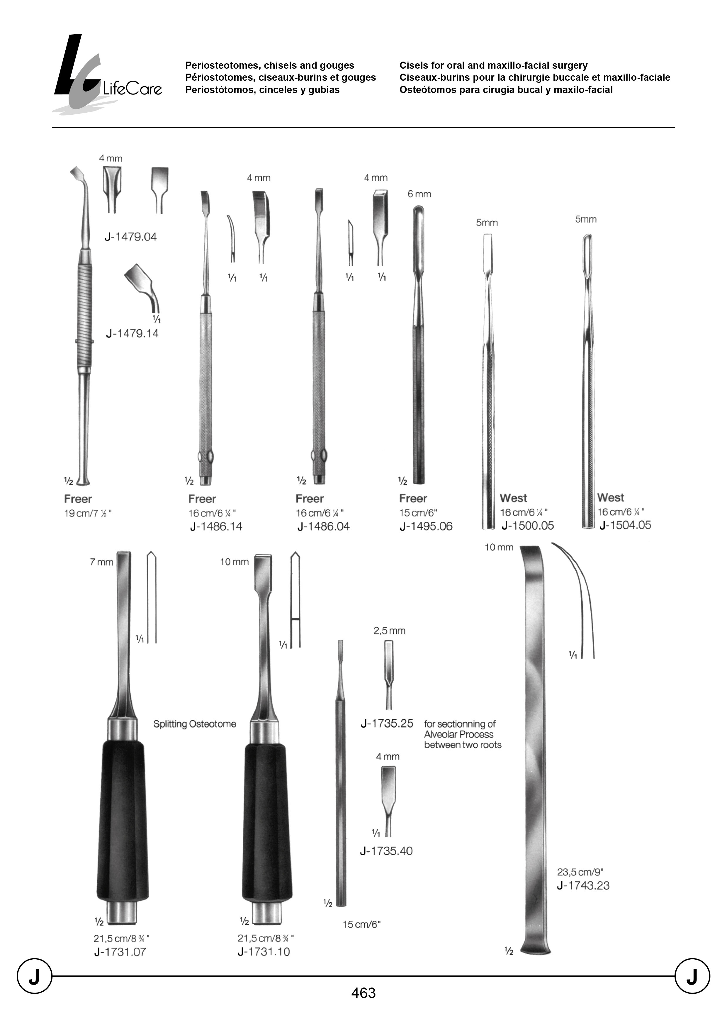 LifeCare | Septum Chisels & Gouges