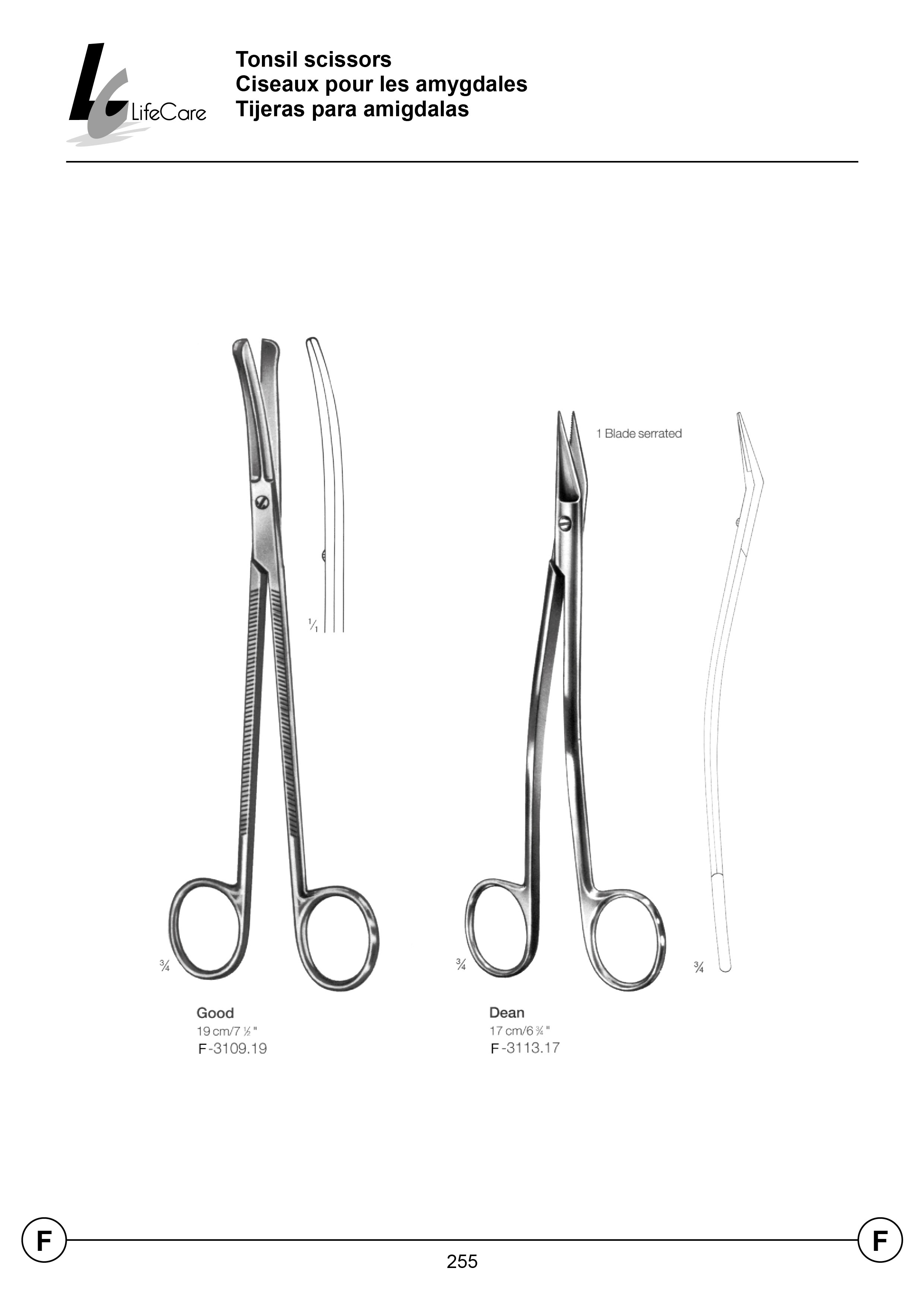LifeCare | Tonsil Scissors