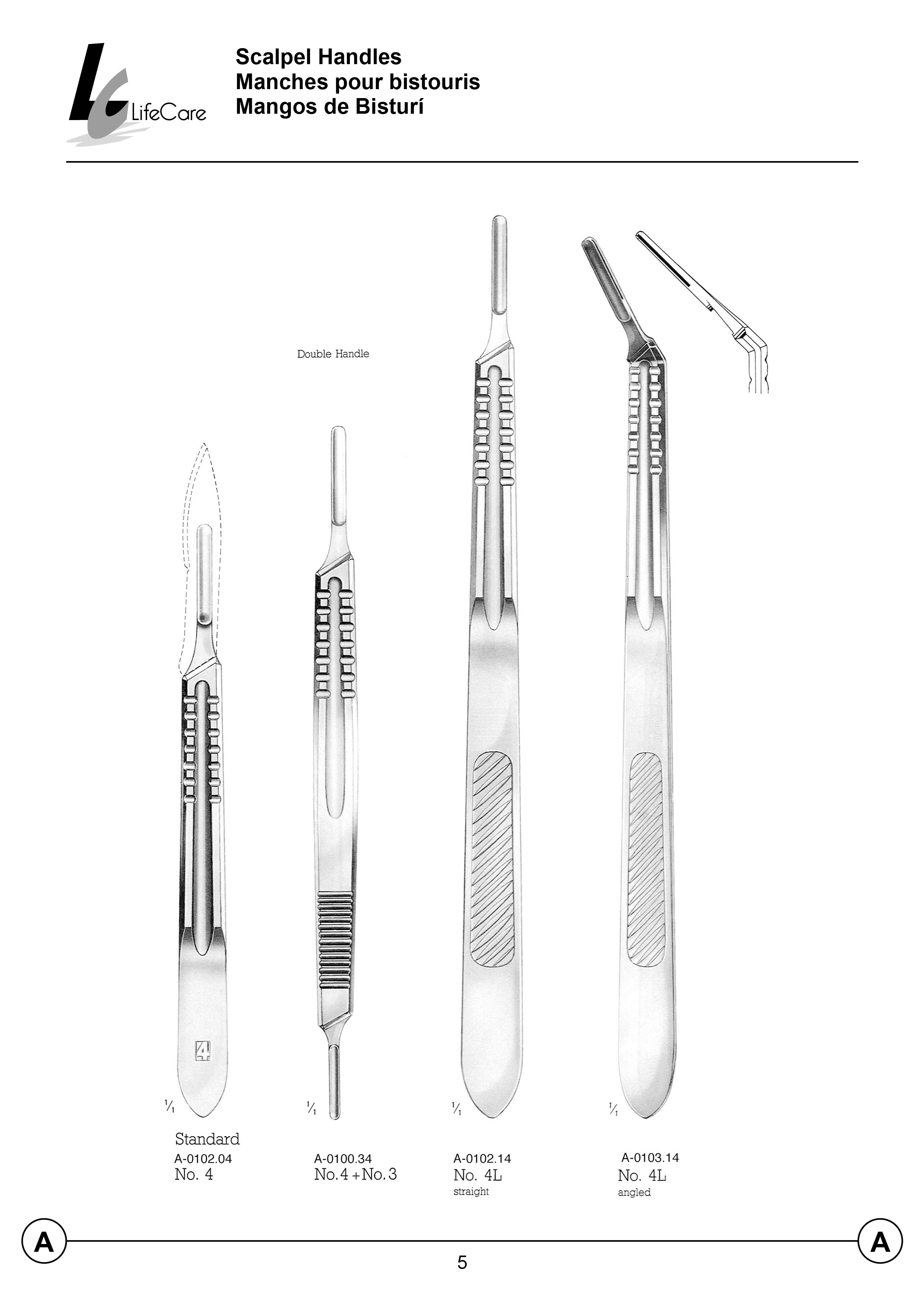 LifeCare | Scalpel Handles and Knives