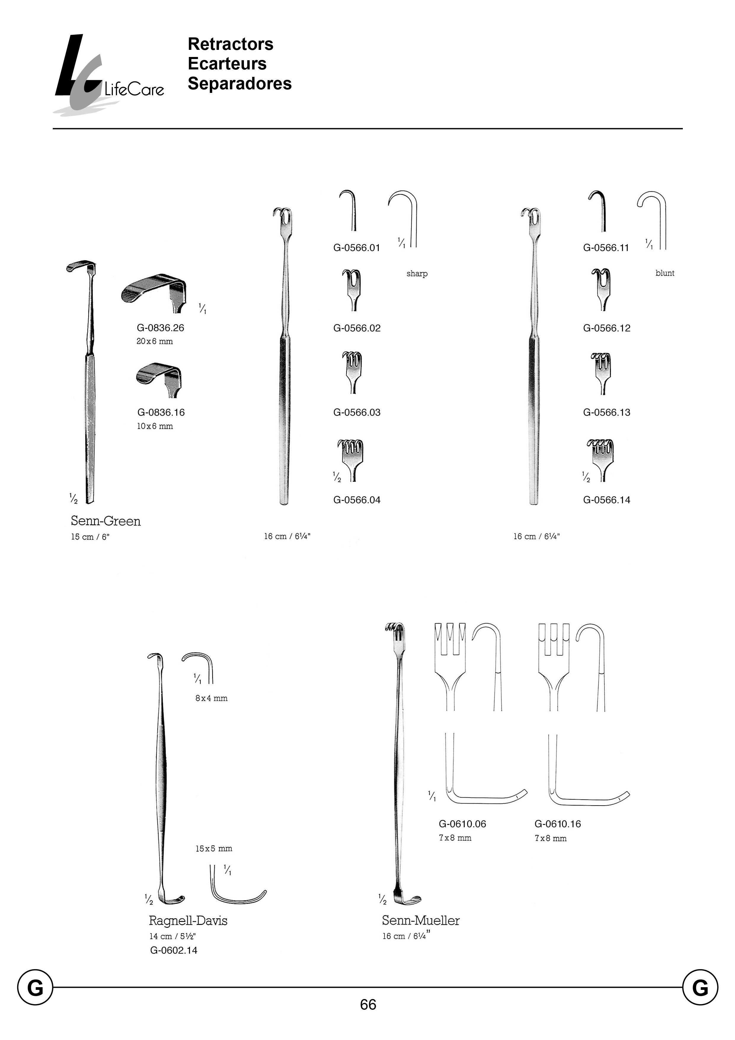 LifeCare | Retractors - Dental