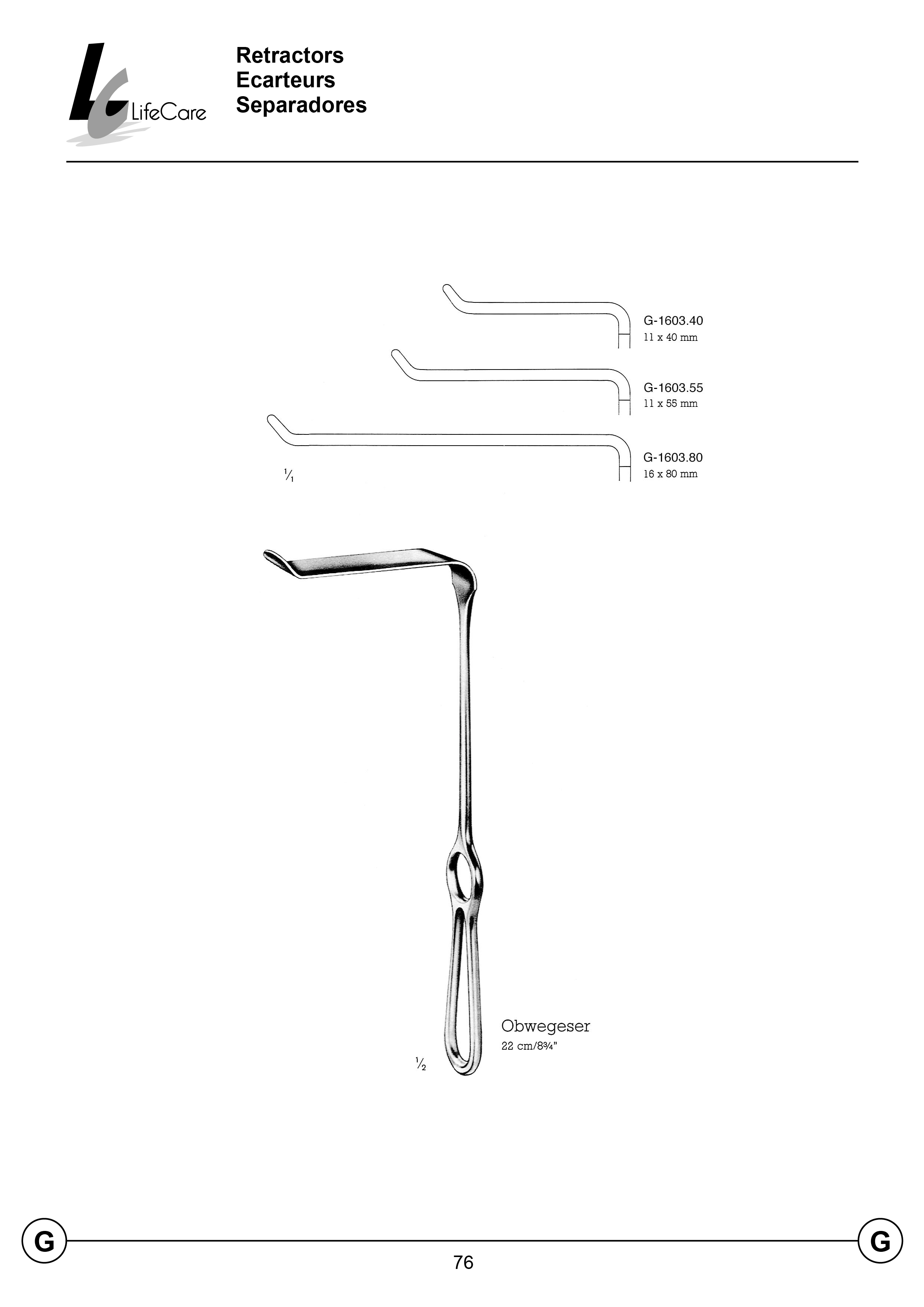 LifeCare | Retractors - Dental