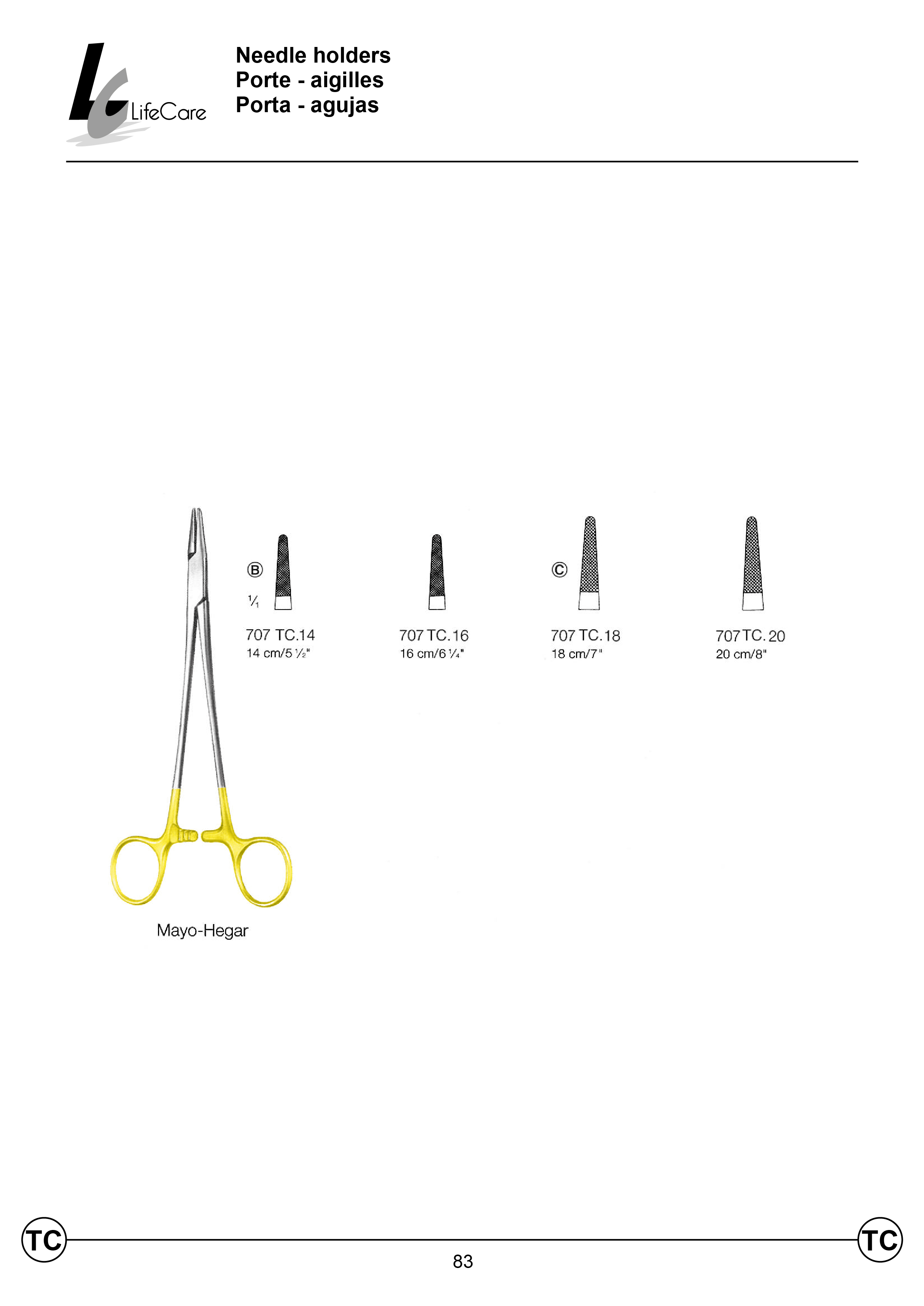 LifeCare | Instruments with TC inserts