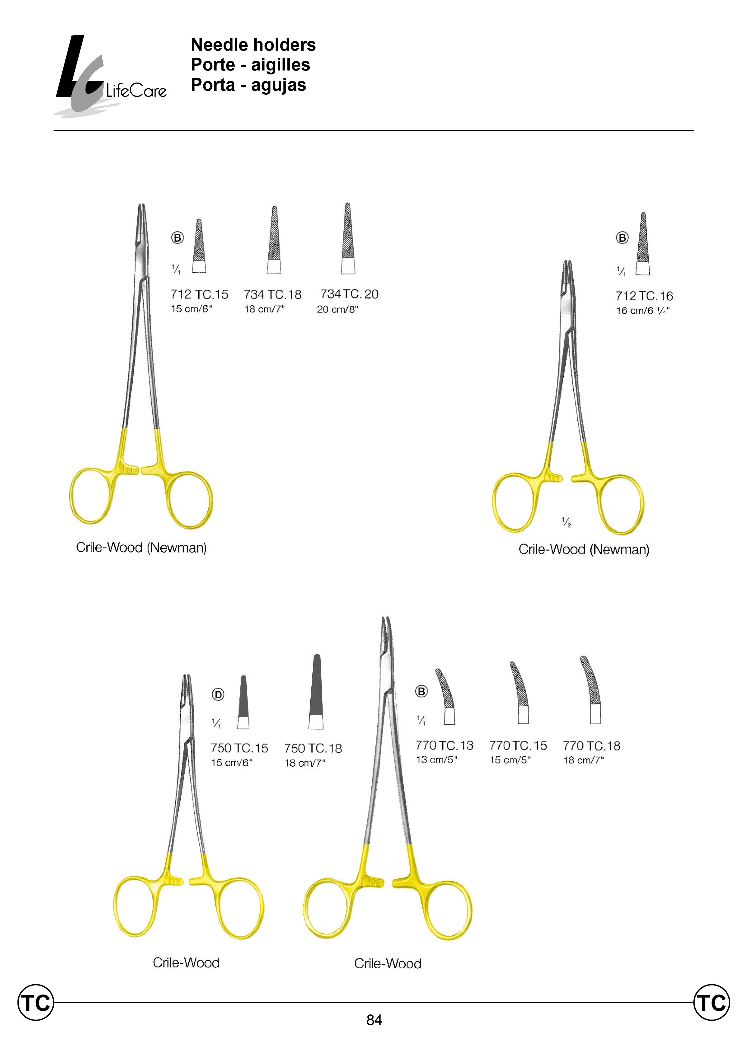 LifeCare | Instruments with TC inserts