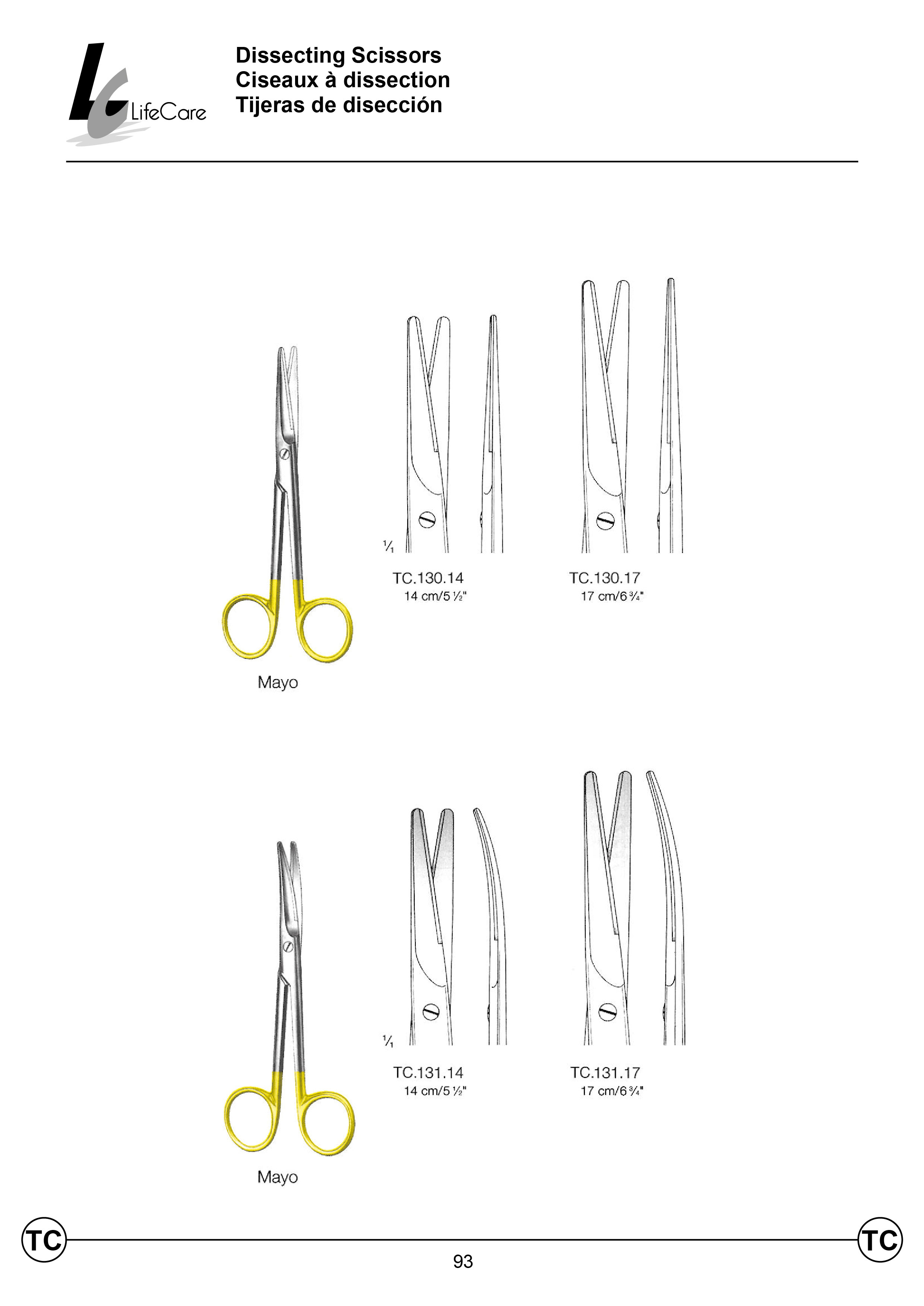 LifeCare | Instruments with TC inserts