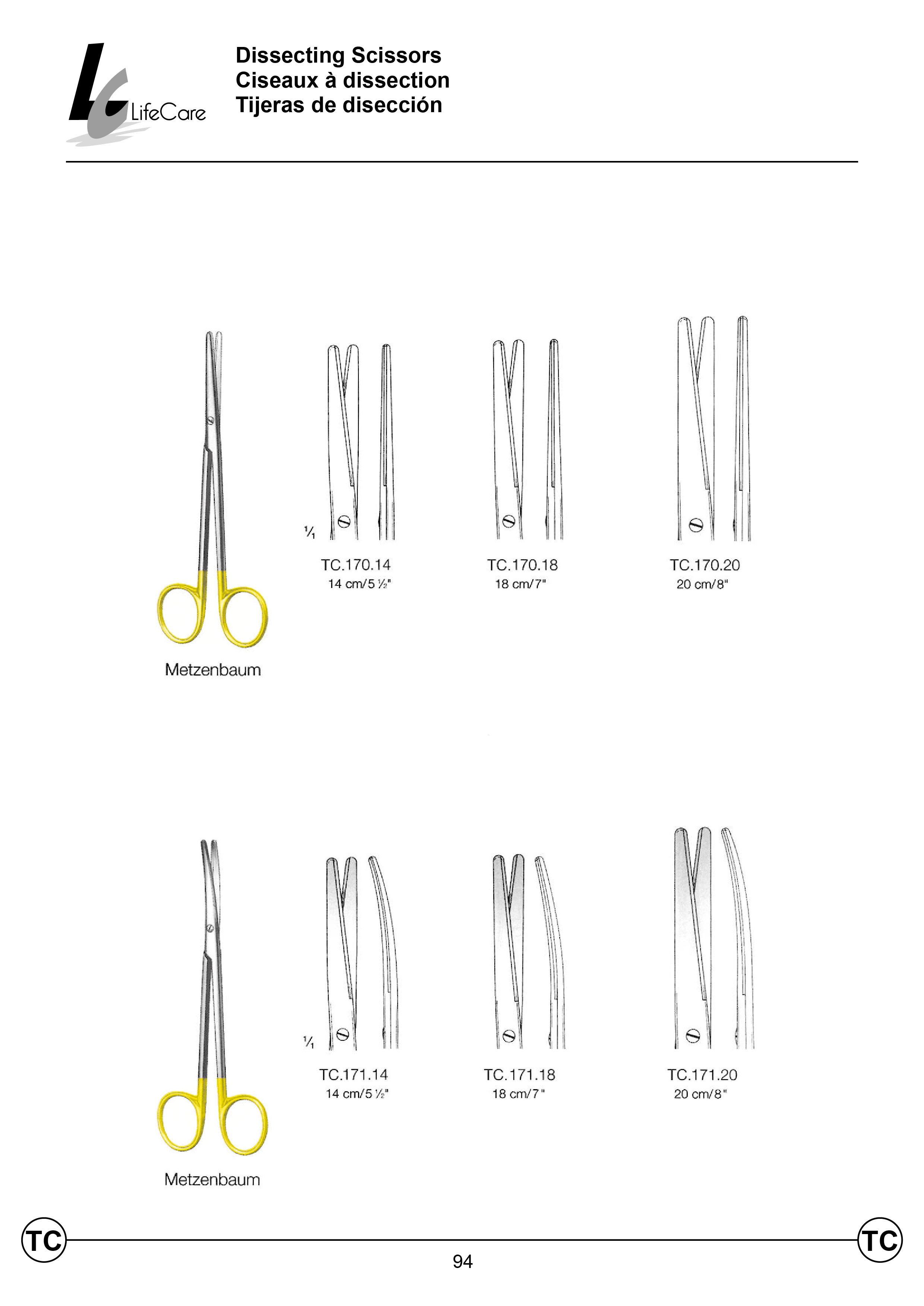 LifeCare | Instruments with TC inserts