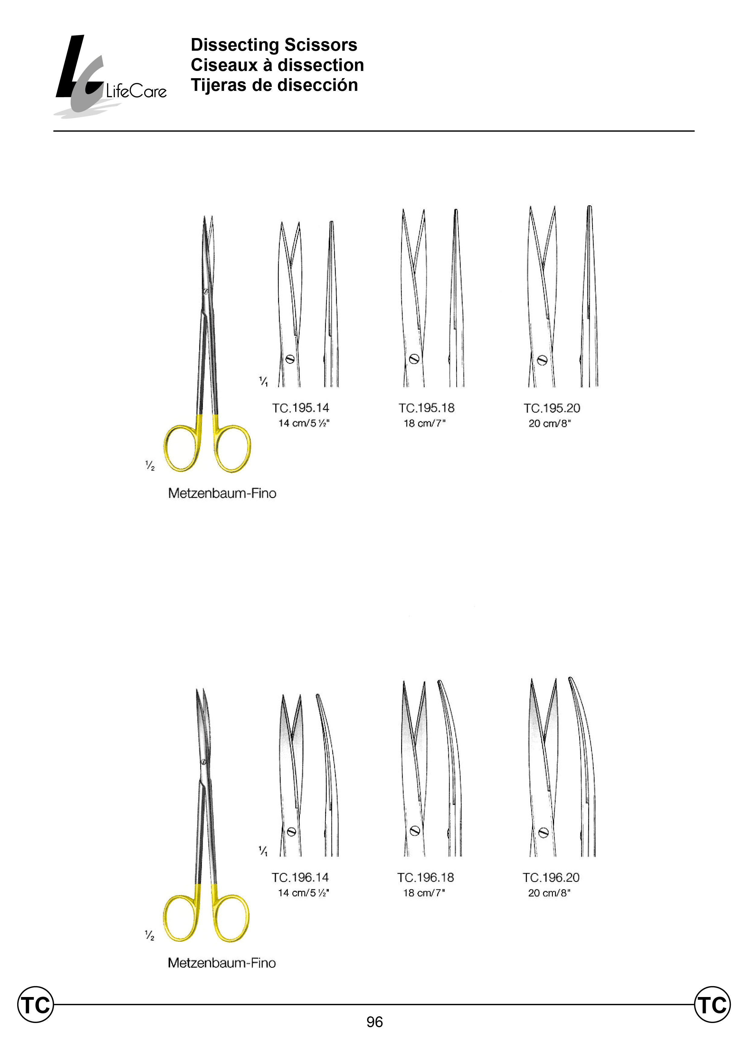 LifeCare | Instruments with TC inserts