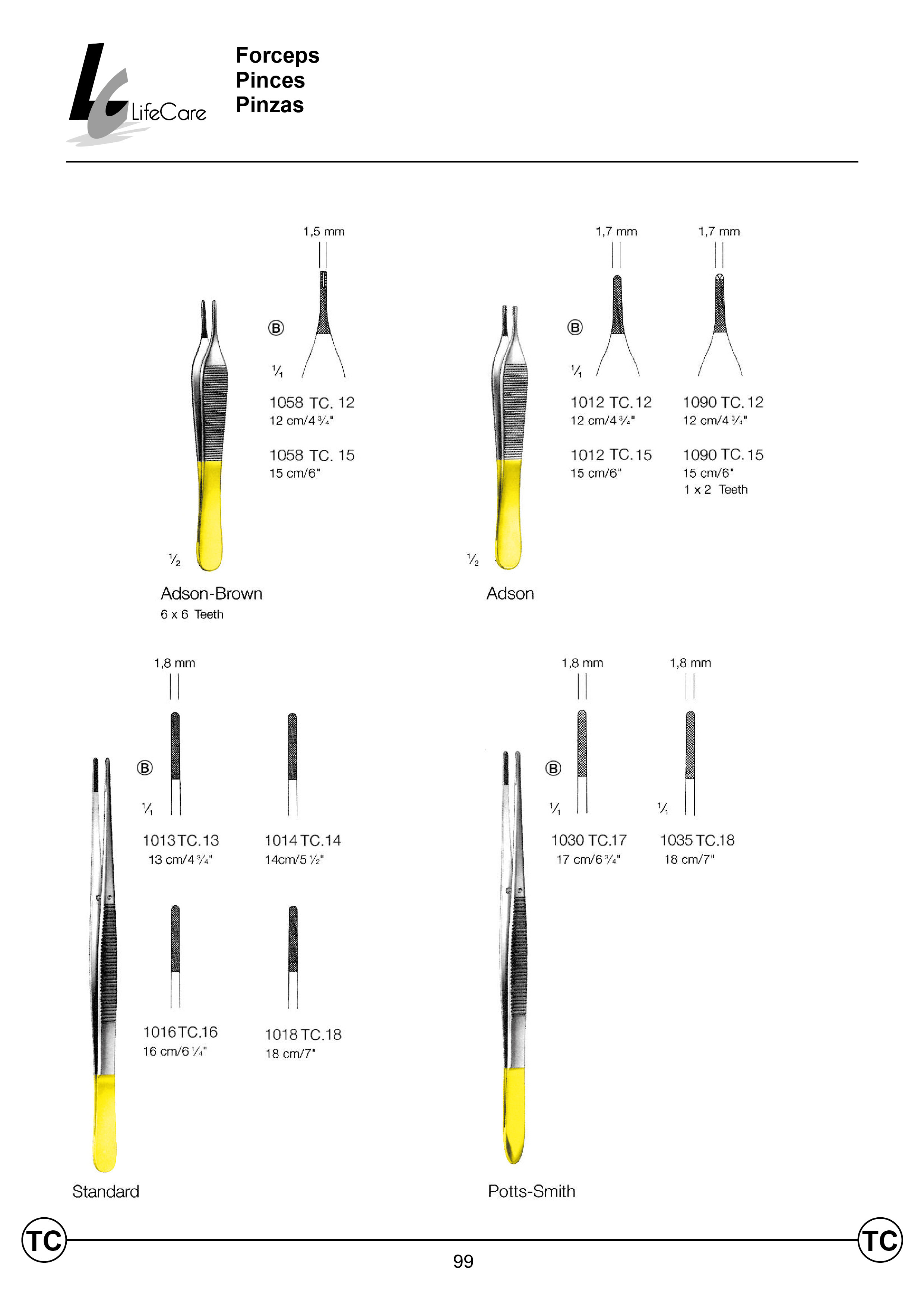 LifeCare | Instruments with TC inserts