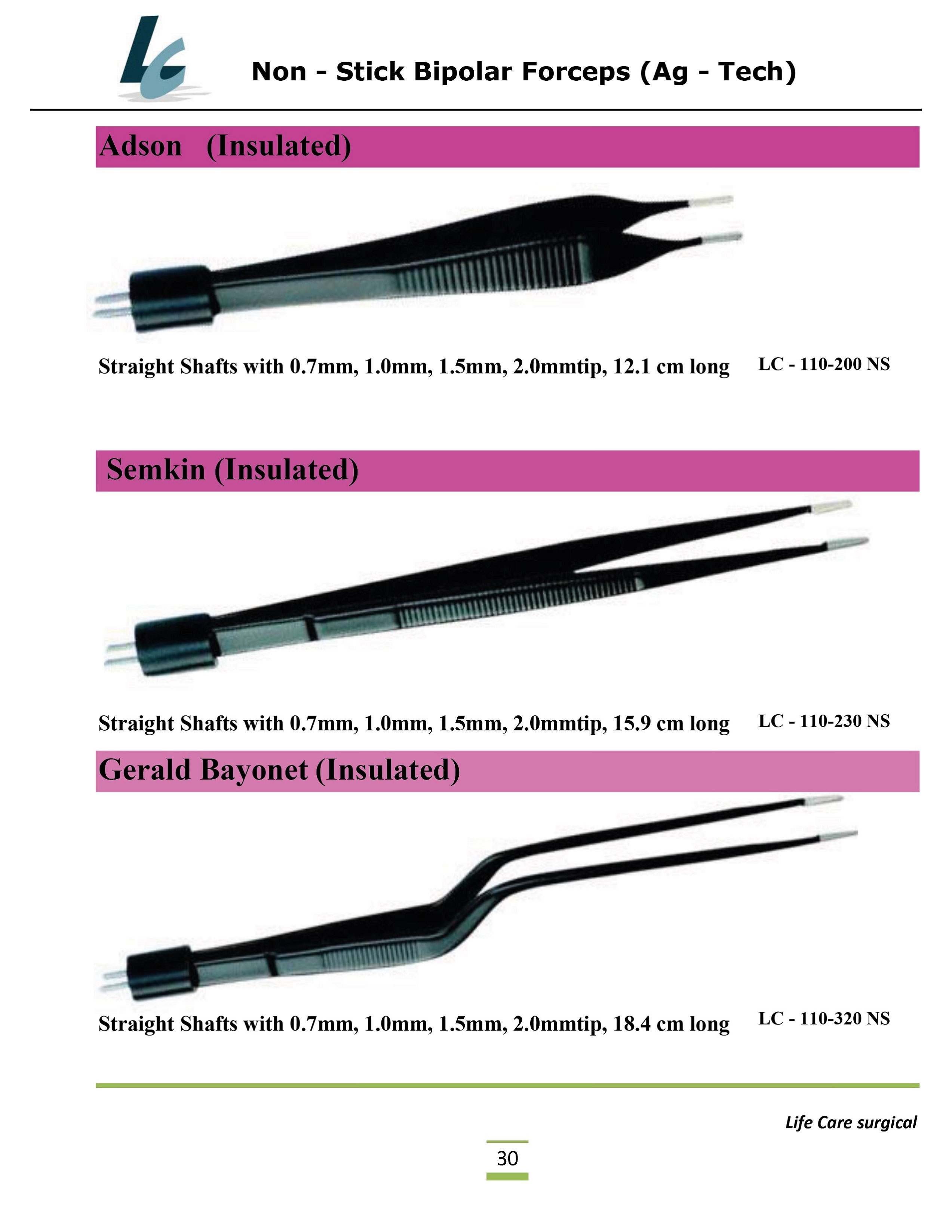 LifeCare | Electrosurgical Instruments